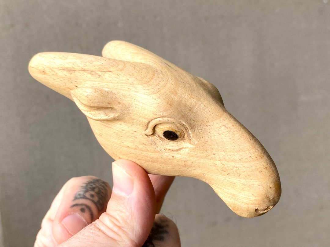 Camel Kuripe, Solid Wood Single Block Kuripe, Hand Carved Shamanic Self ...