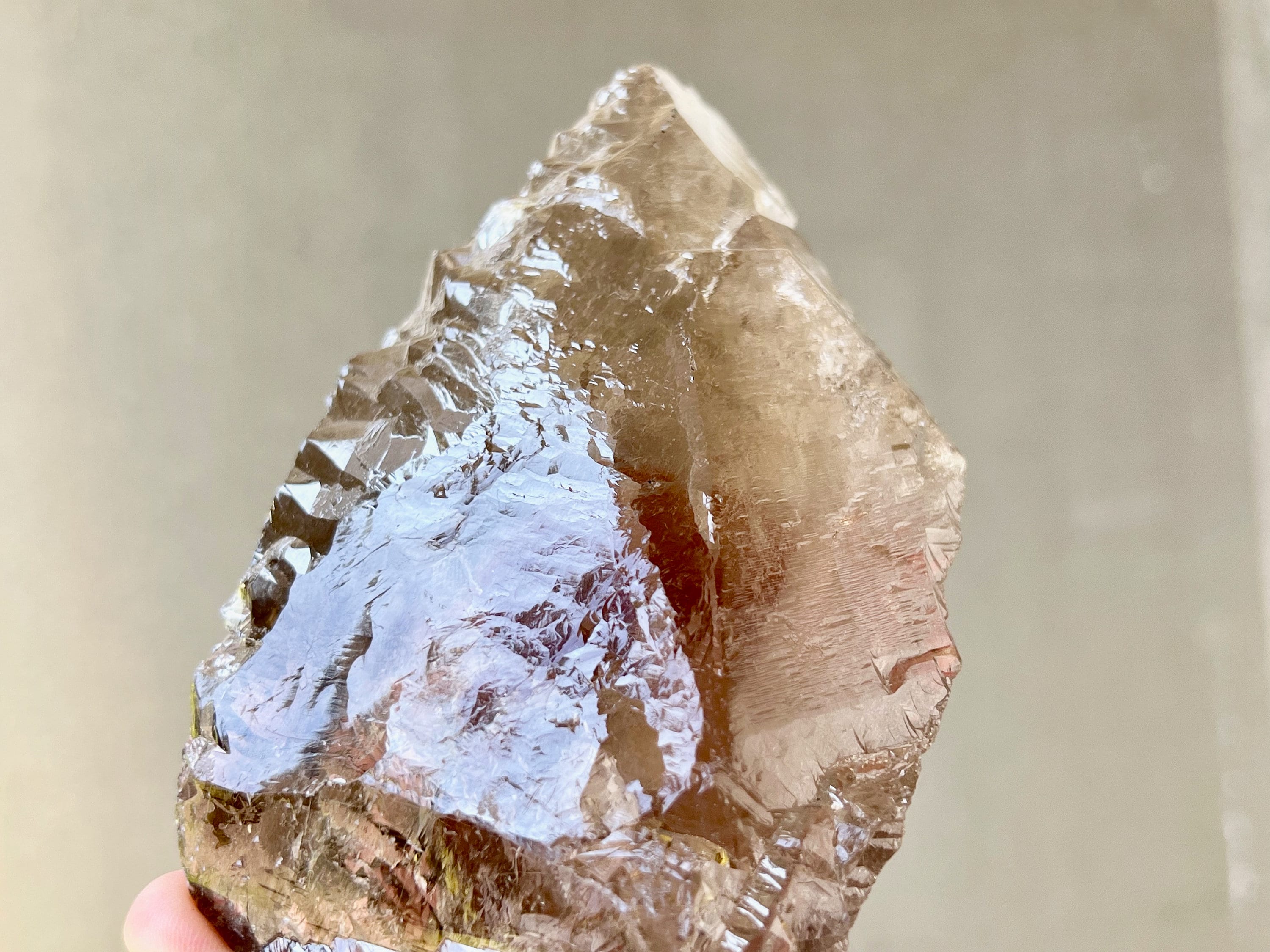 Smoky Dissolution Quartz with Smooth and Rounded Hydrothermal Etchings ...