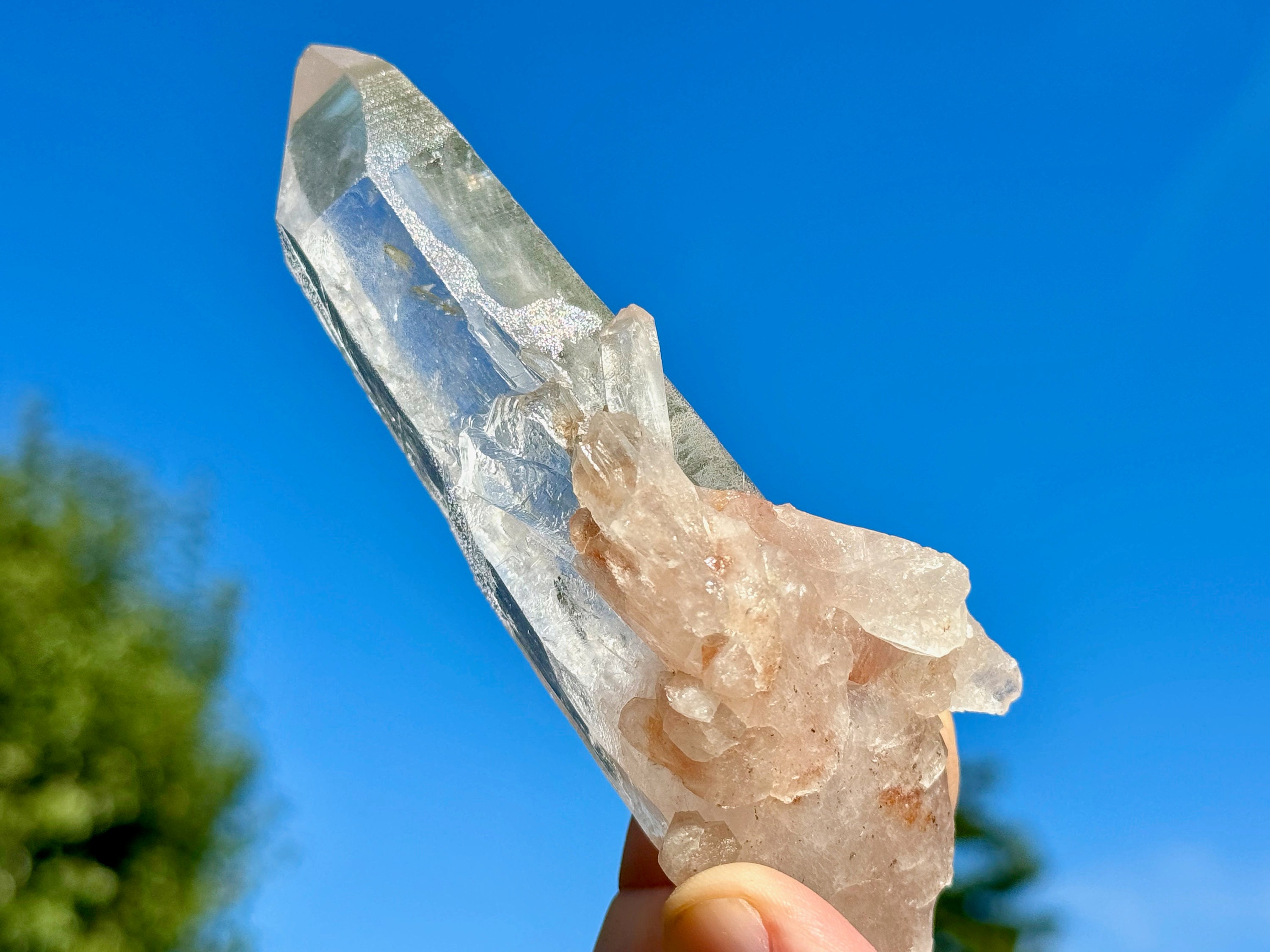 Lemurian Starbrary Quartz with Record Keeper, Lemurian Hybrid Crystal ...