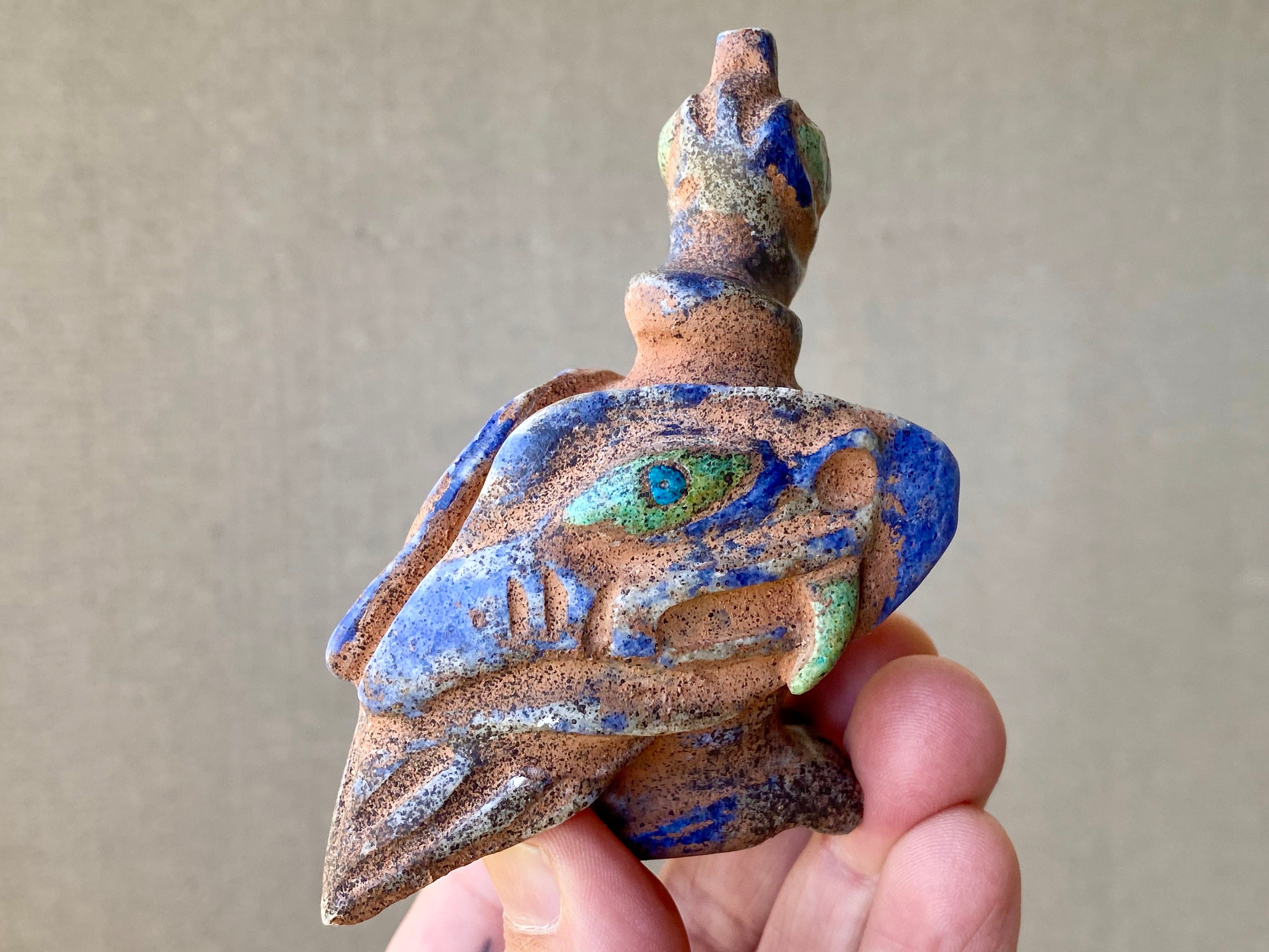 Incan Condor and Serpent Statue by José Aguilar, Carved Crystal Condor ...