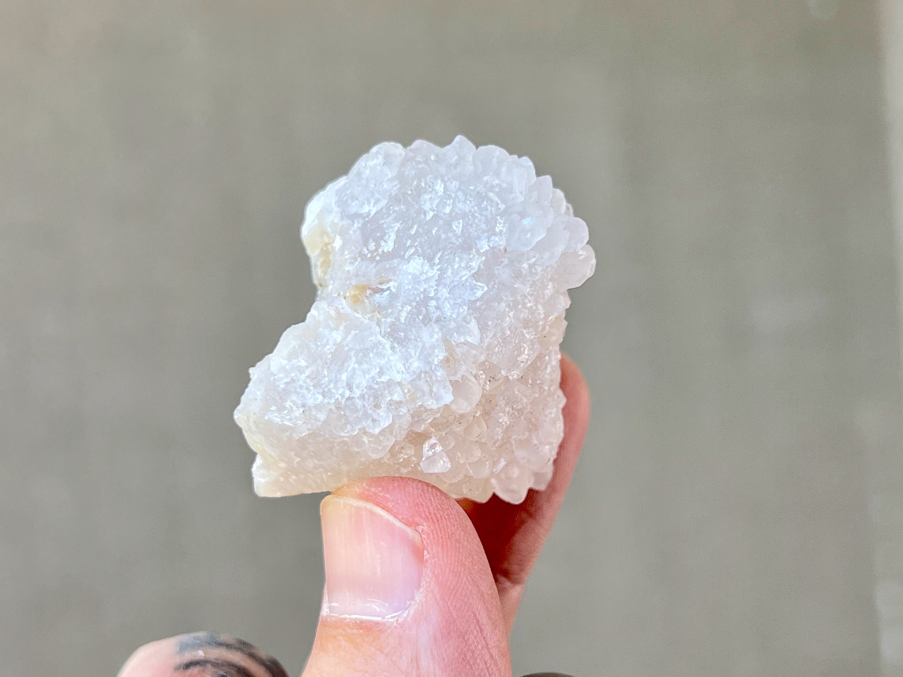 Iris Quartz Crystal Stalactite with Rhodium, 43g, Rainbow Quartz ...