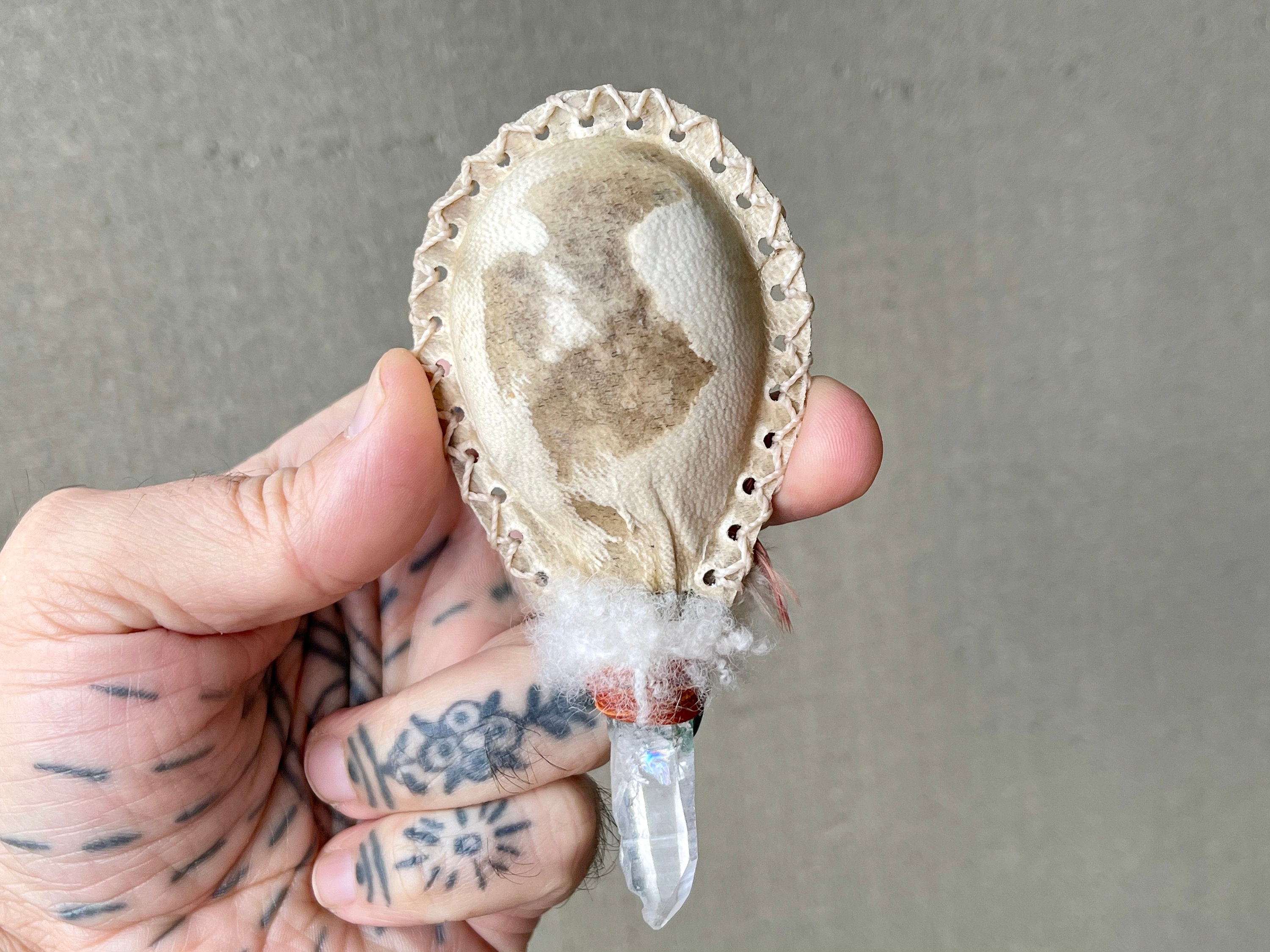 Shaman Rattle with Lemurian Quartz Traditional Andean Shaker | Etsy