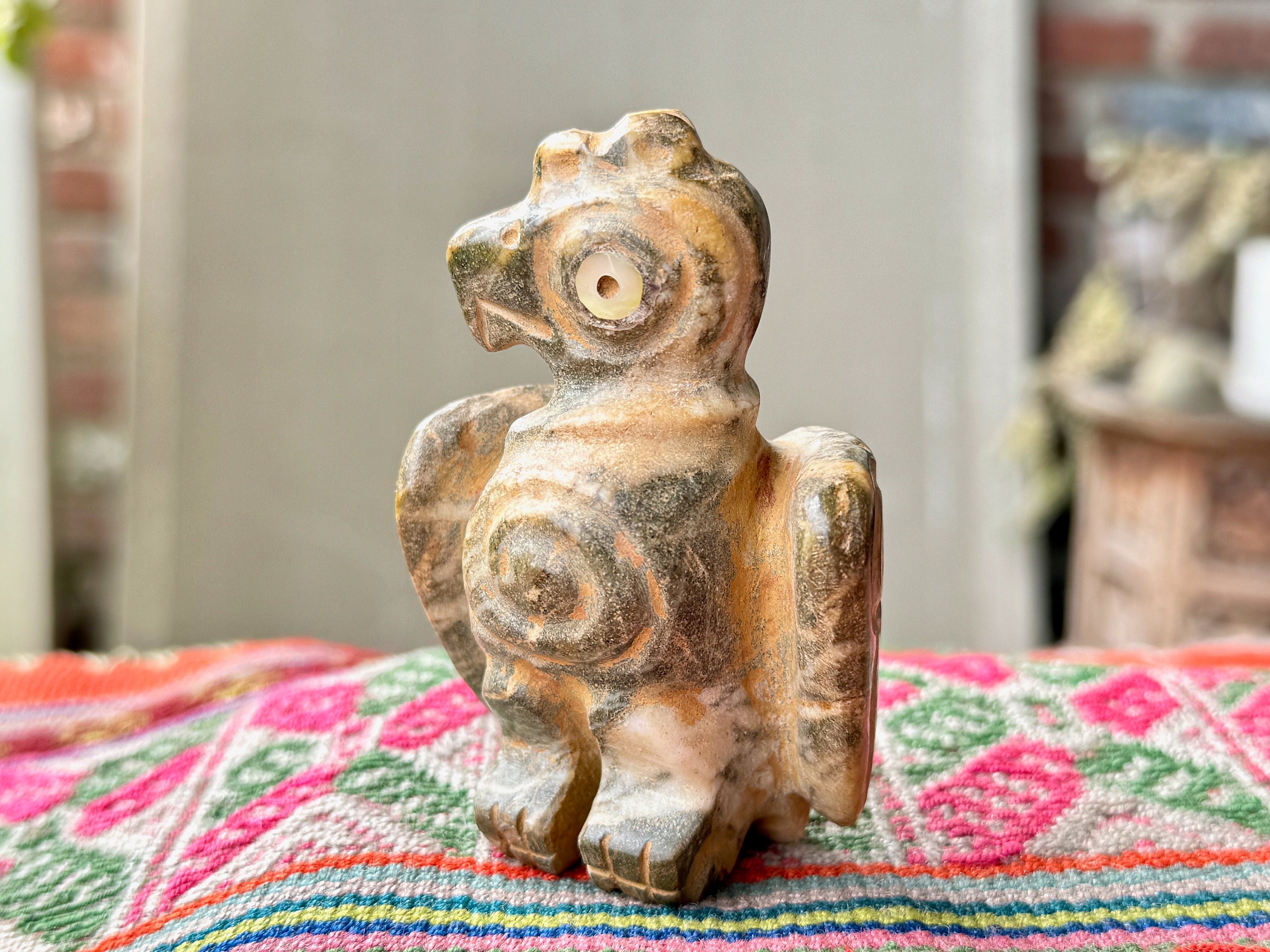 Incan Condor Statue by Peruvian Artist Ruben Layme, Andean Condor Totem ...