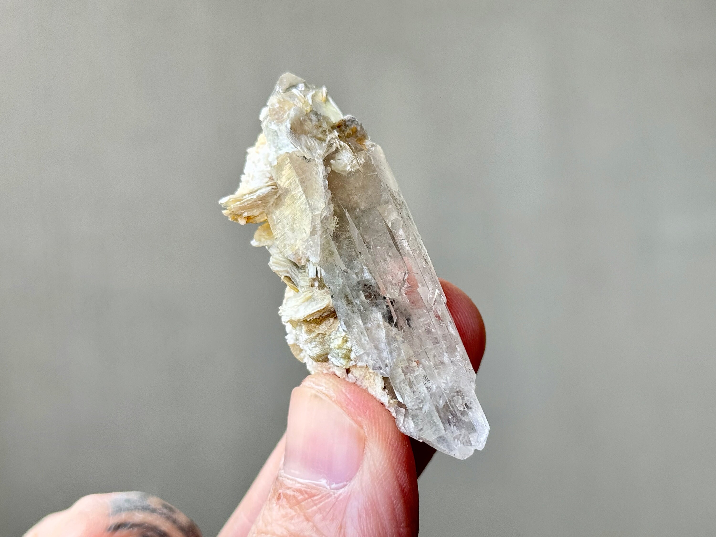 Elestial Quartz with Golden Mica Inclusions, Third Eye and Crown ...