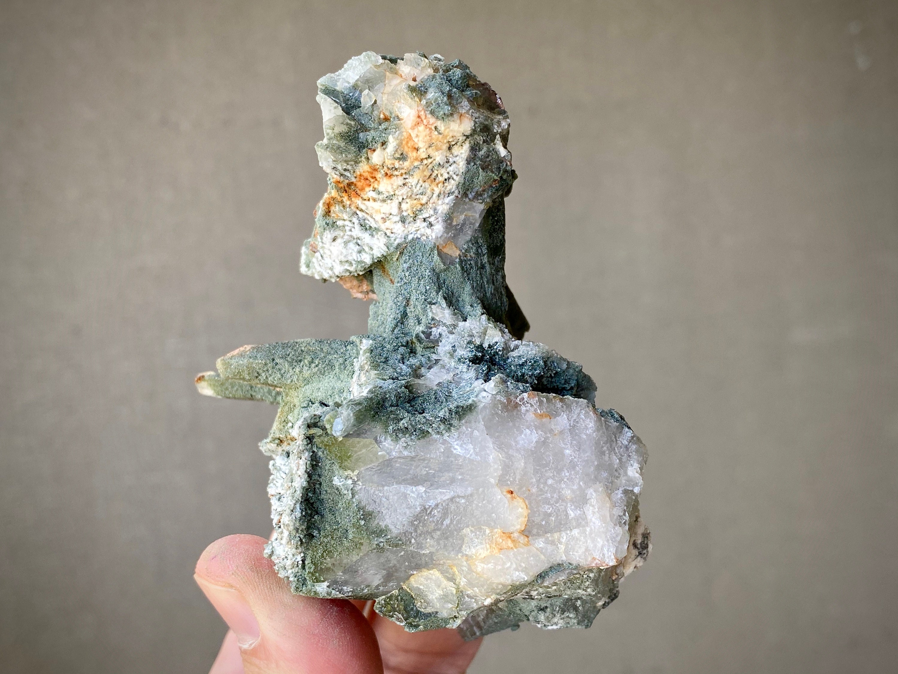 Himalayan Quartz Crystal, Rare Find, Nepal Quartz with Green Chlorite ...