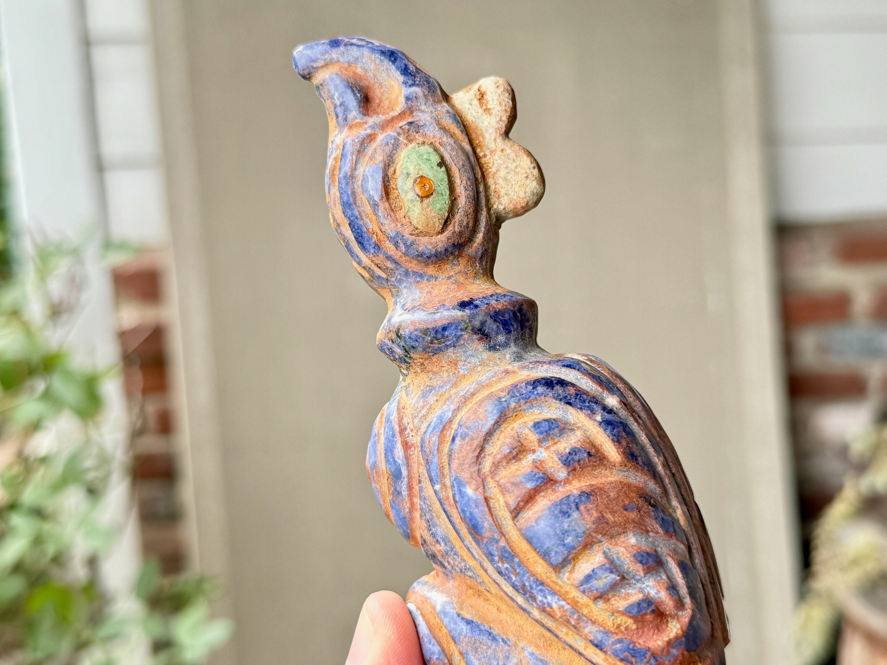 Incan Condor Statue by Peruvian Artist Ruben Layme, Hand Carved Andean ...