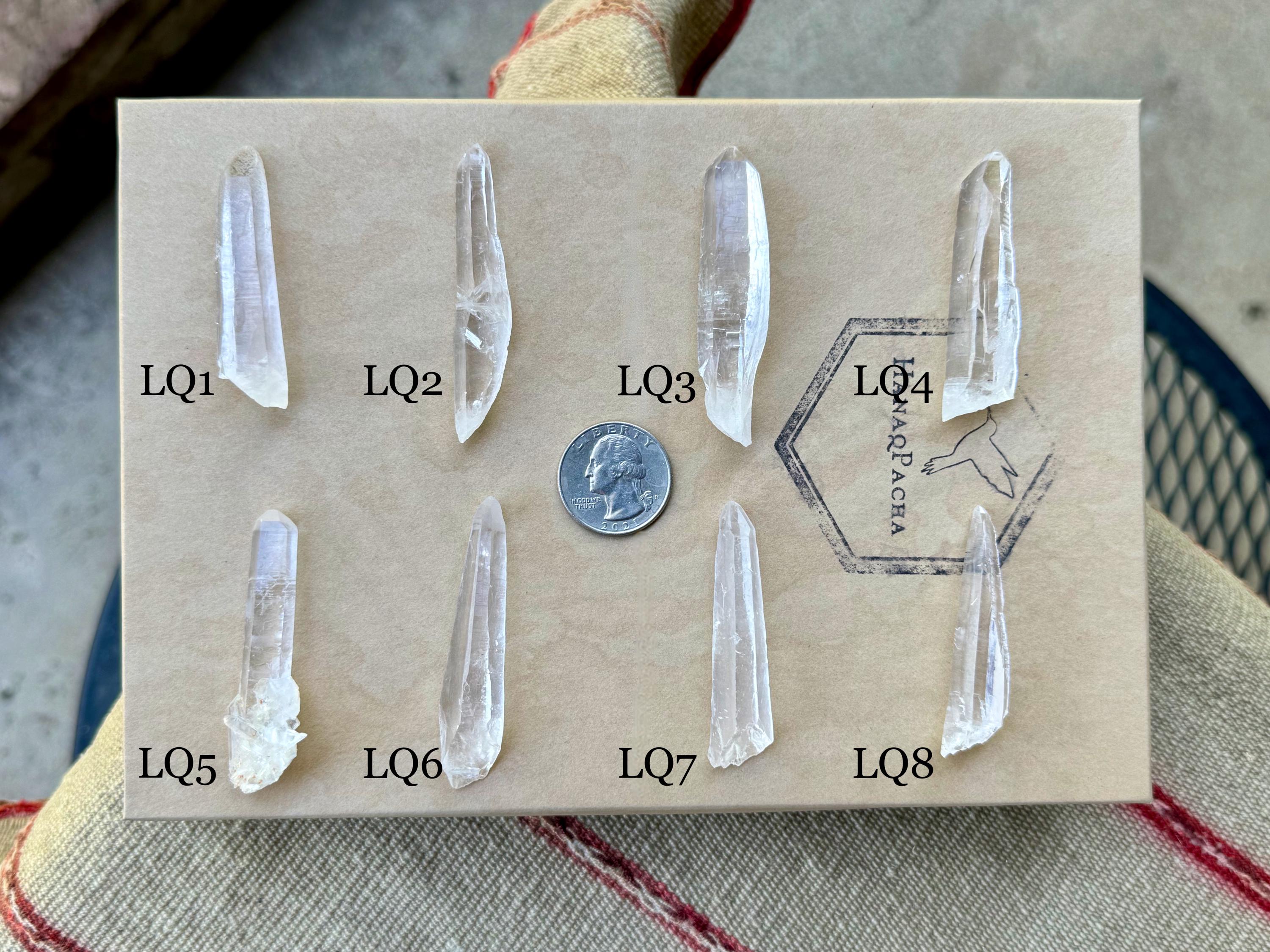 Laser Quartz from Diamantina, Choose ONE of Eight Water Clear Quartz ...