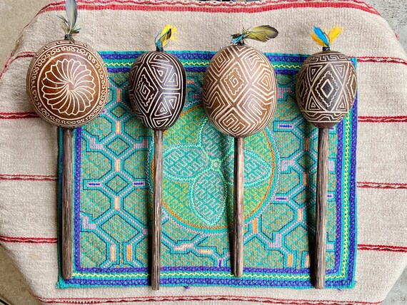 Shaman Rattles - HANAQPACHA