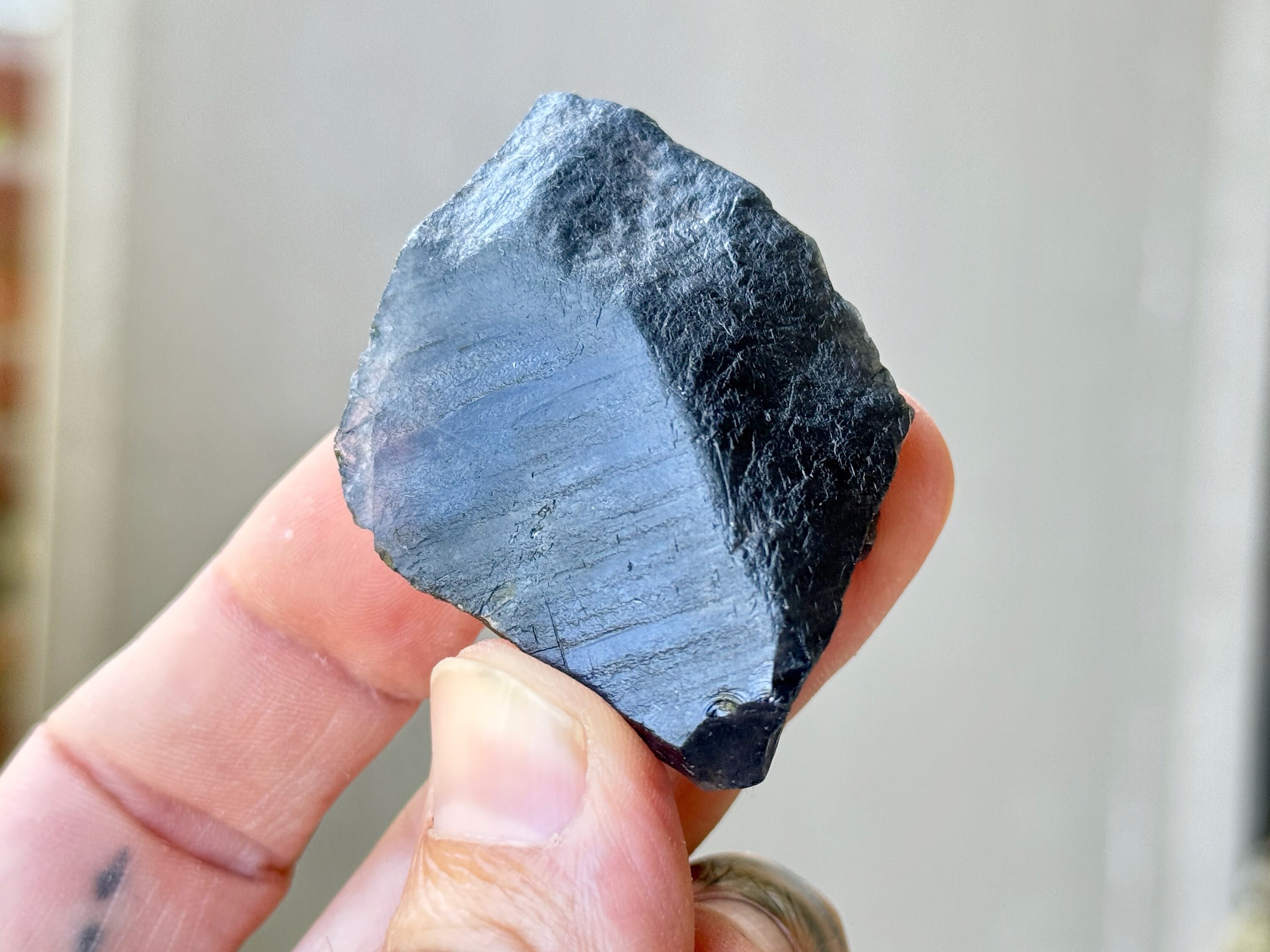 Blue Tara Nightshade Quartz with Vibrant Blue Riebeckite Inclusions ...