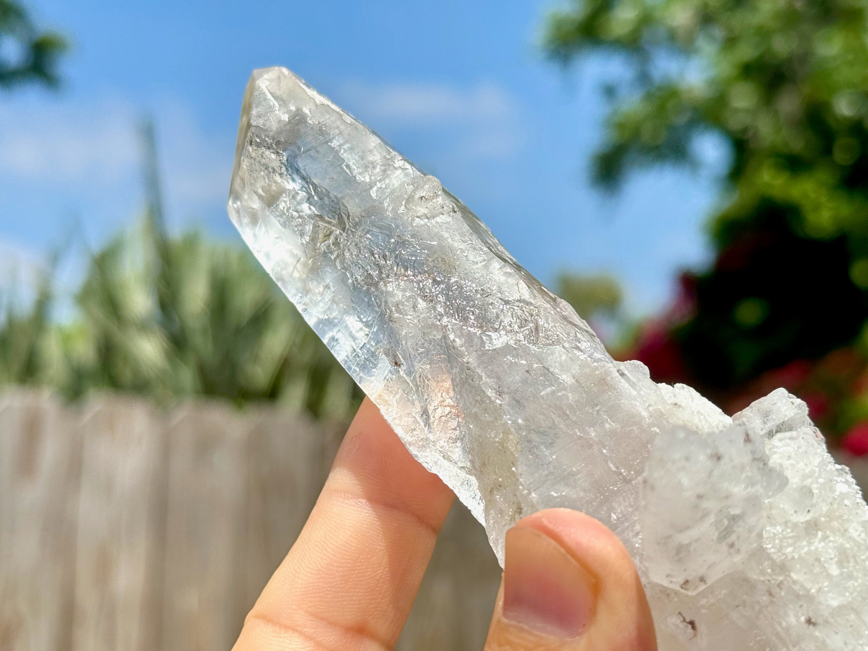 Lightning Strike Laser Quartz, Double Terminated Laser Wand Formation ...