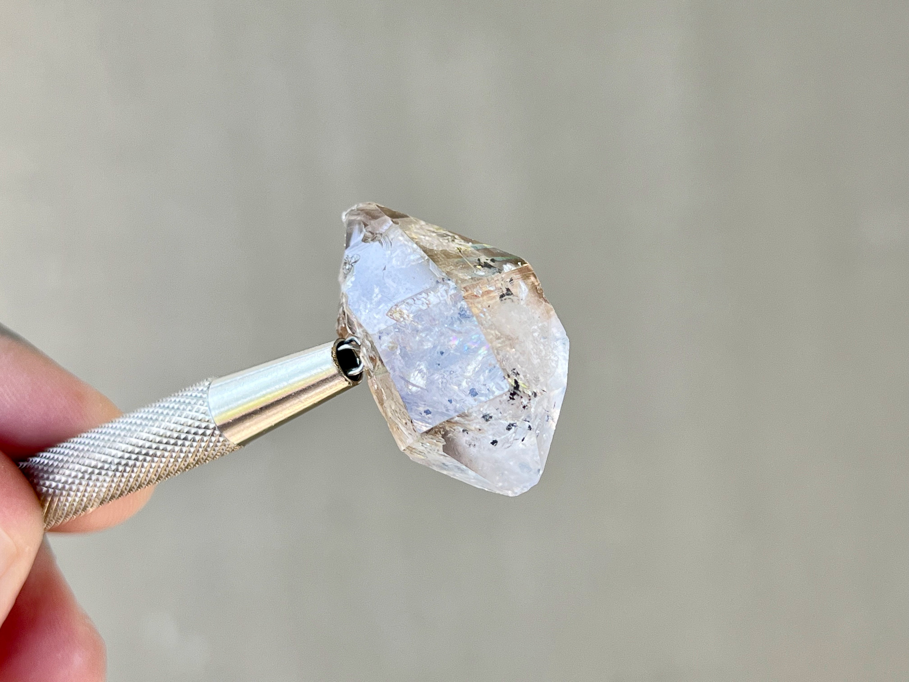 Tibetan Quartz Crystal, Water Clear and Double Terminated, Rare Find ...