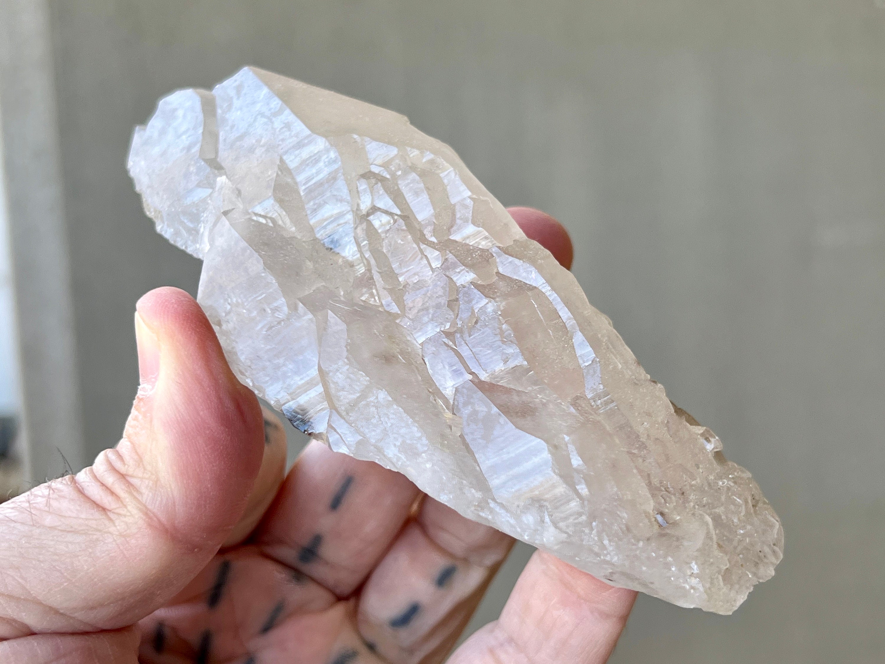 Cathedral Quartz Crystal with Beautiful Textures, New Find, Akashic ...