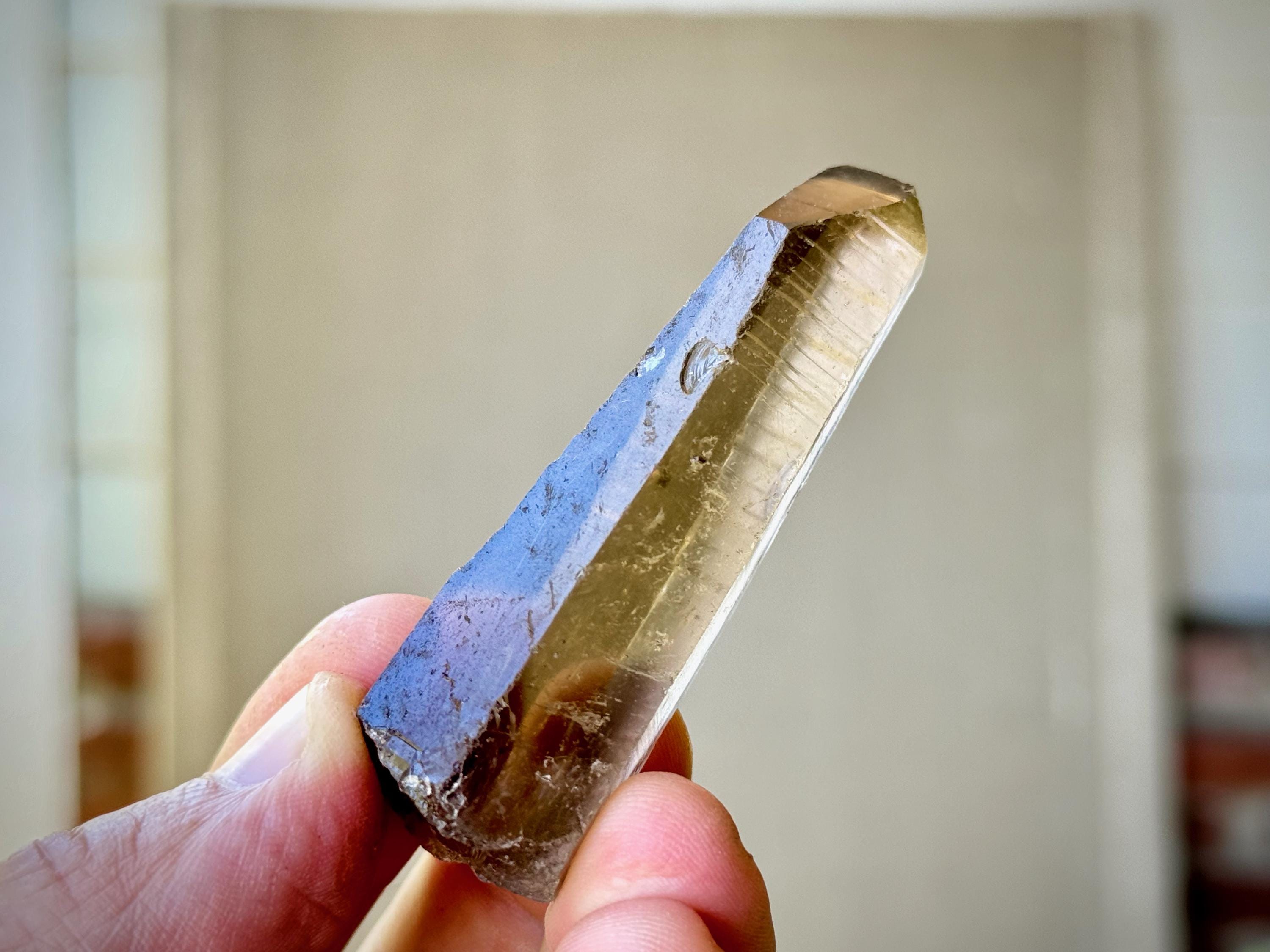 Shadow Healer Lemurian Quartz with Brilliant Clarity, 48g, New Find ...