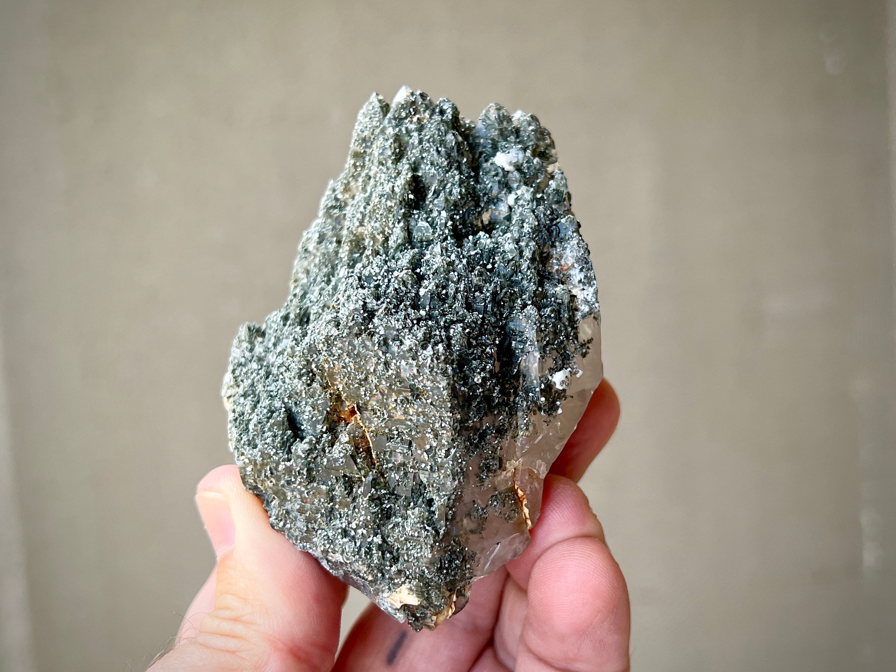 Himalayan Quartz Crystal, Rare Find, Nepal Quartz with Green Chlorite ...