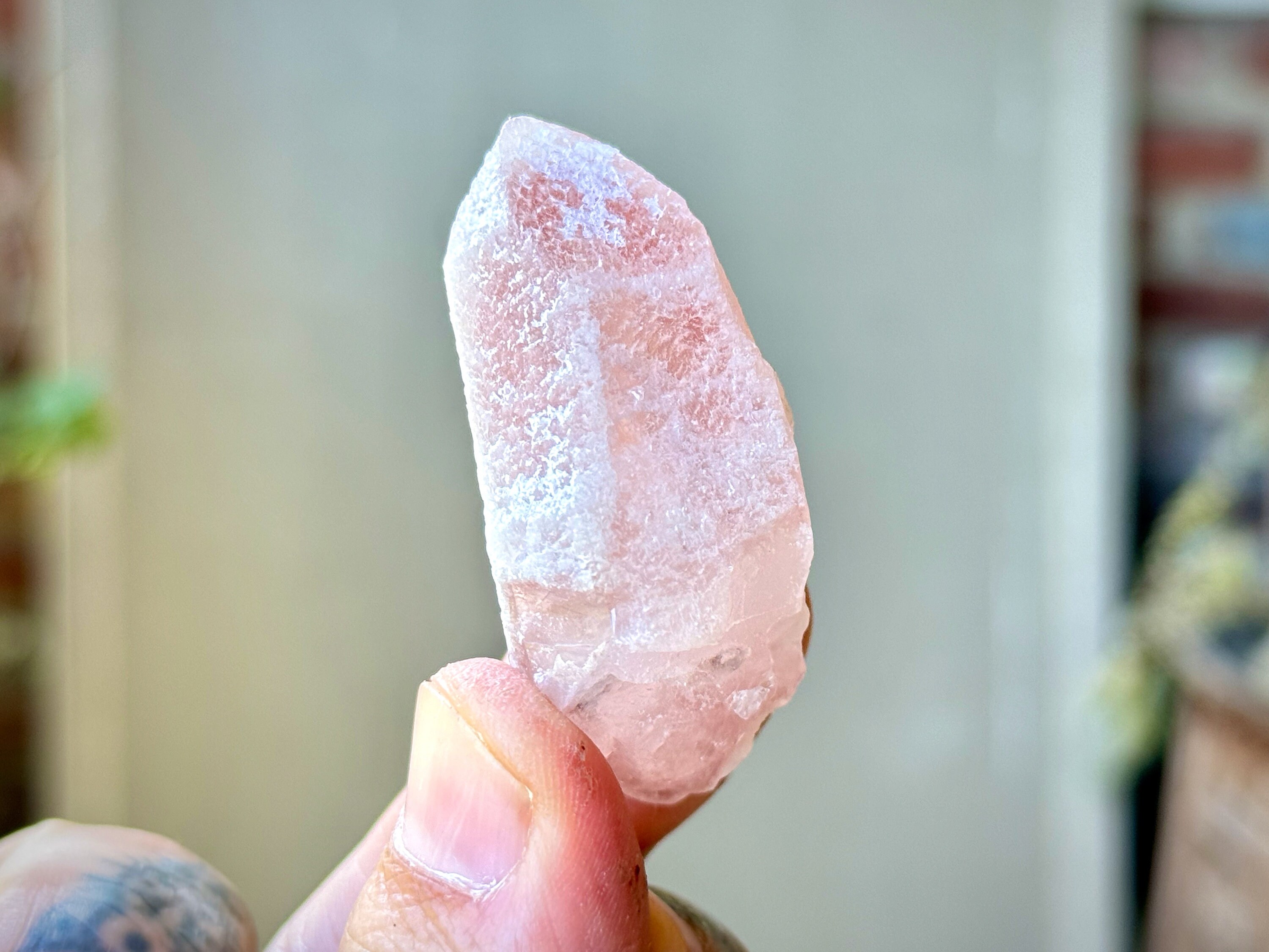 Pink Dreamsicle Lemurian Quartz with Vibrant Pink Hues, New Find, Dream ...