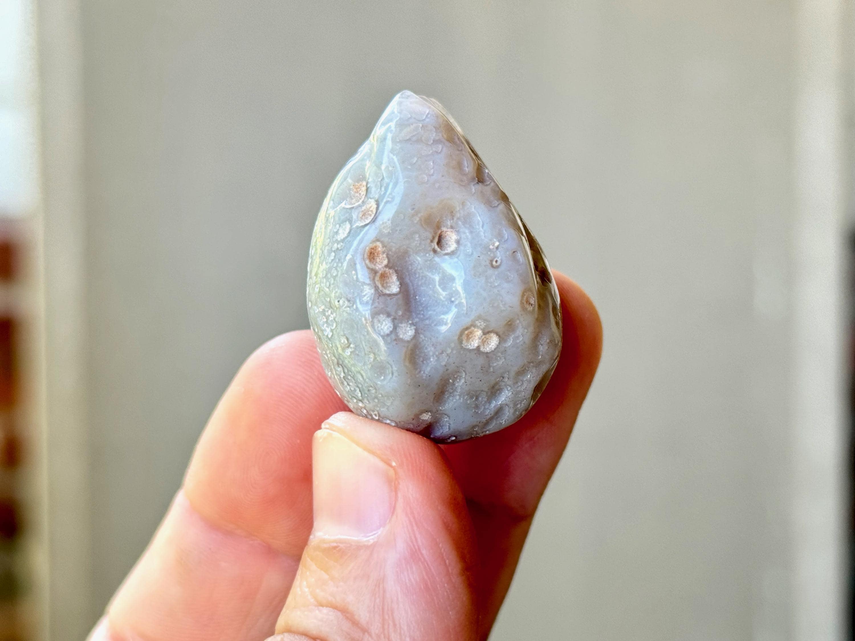 Enhydro Agate, 22g, Rare Find, Ocean Agate with Ancient Moving Water ...