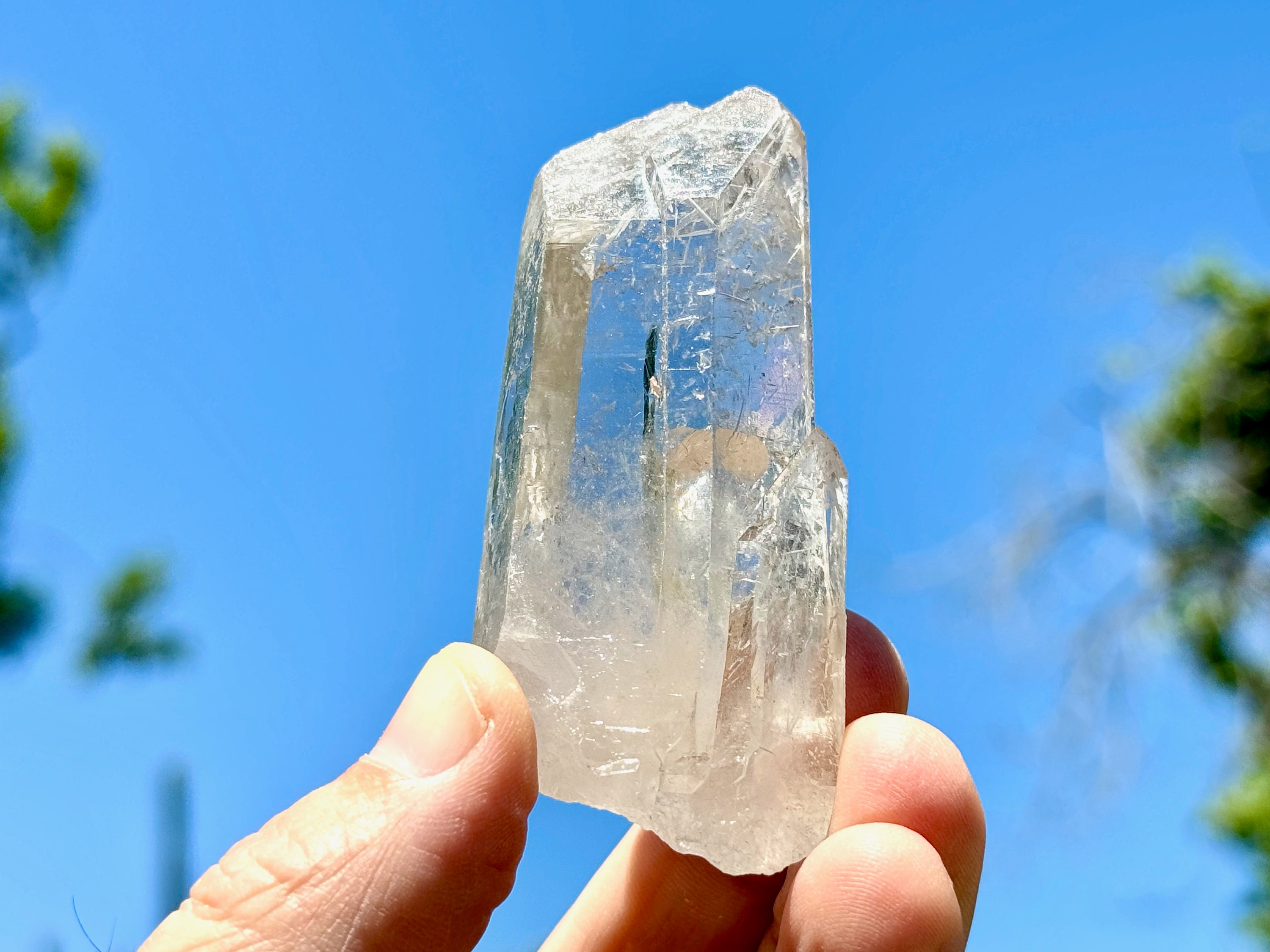 Starbrary Quartz Crystal with Unique Inclusions, Tantric Twin with ...