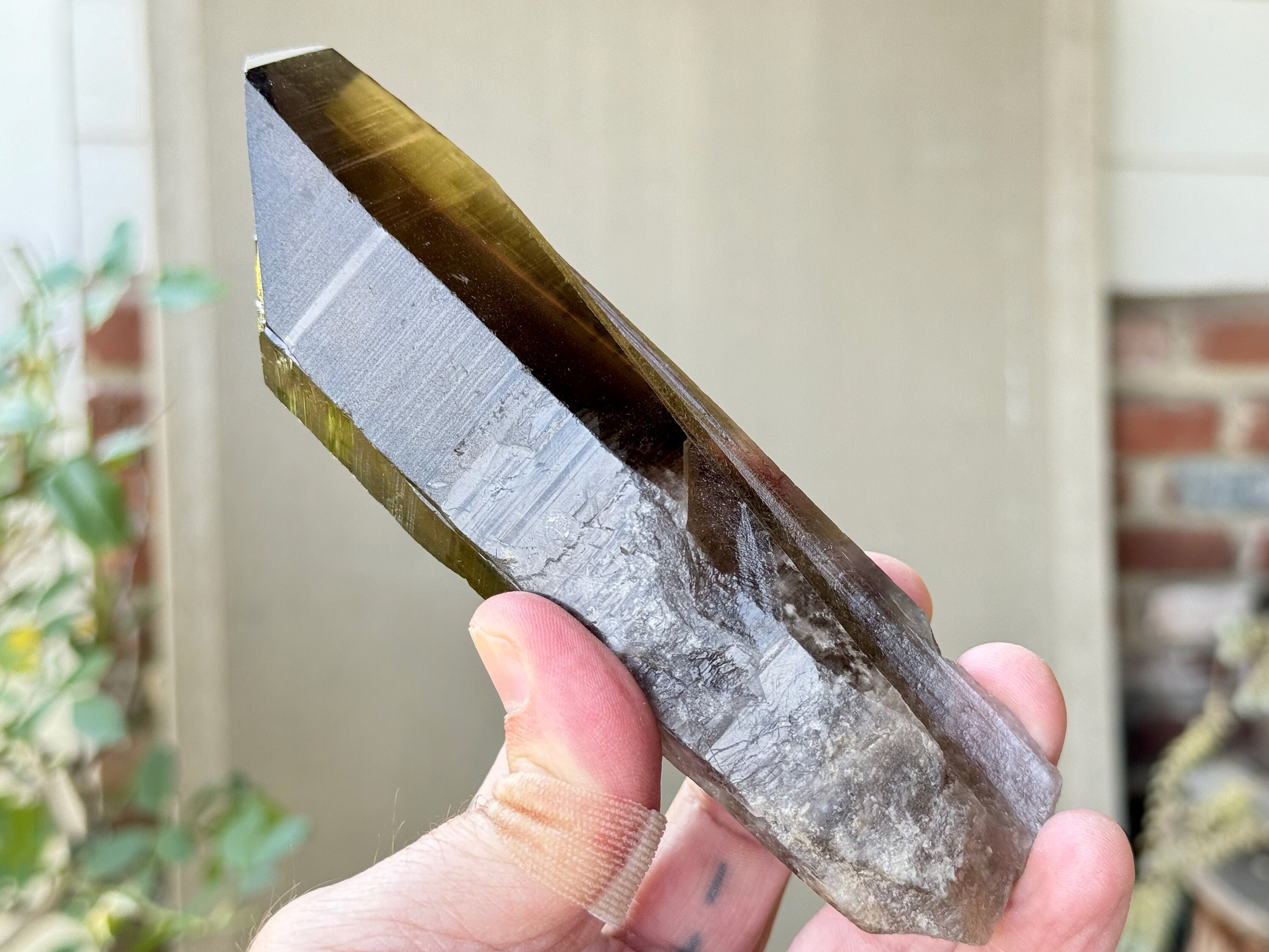 Shadow Healer Lemurian Quartz, New Find, Smoky Black Citrine Lemurian ...