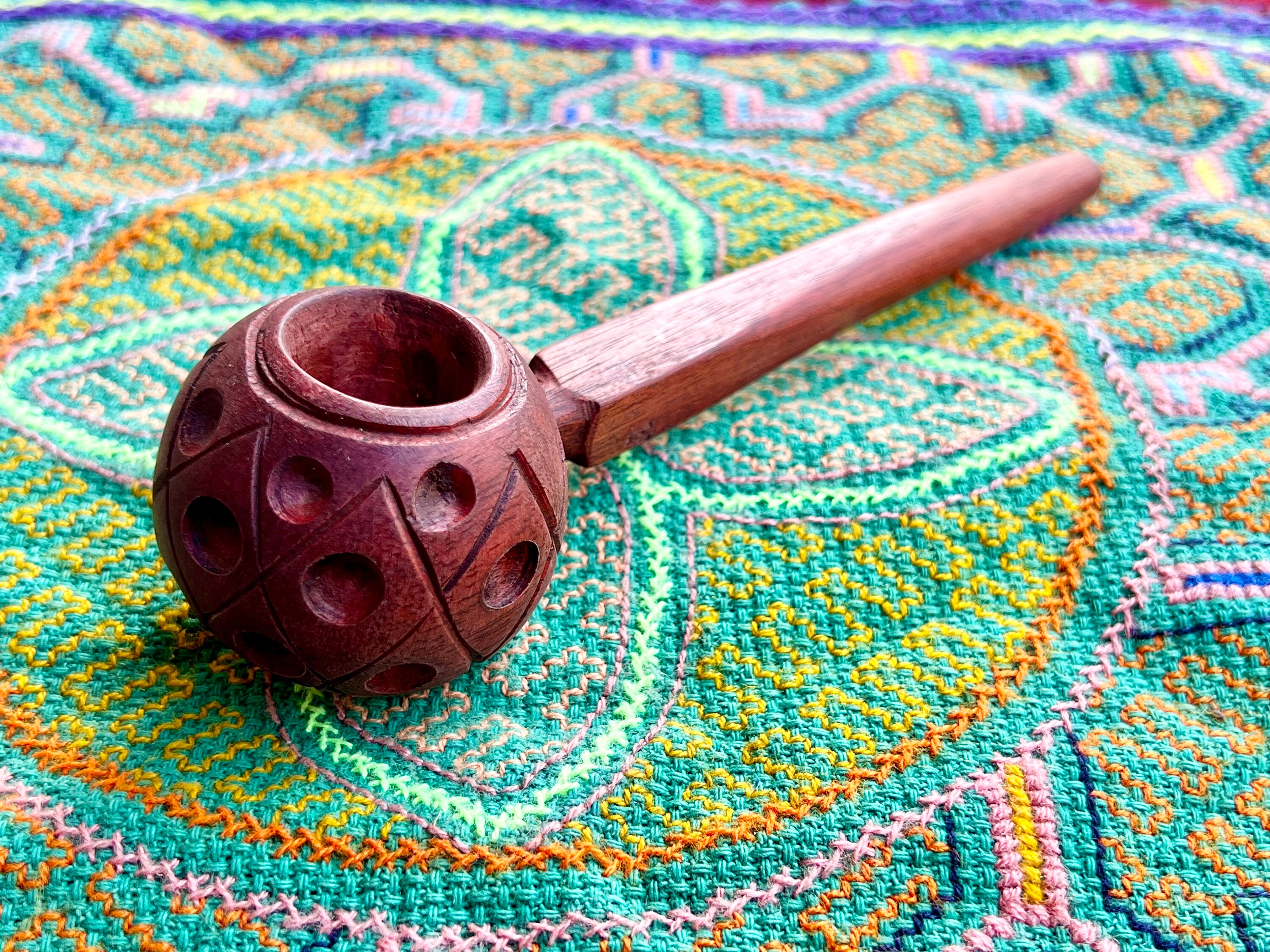Mapacho Pipe by Maestro Luis Bocanegra, Traditional Mestizo Pipe, Solid ...