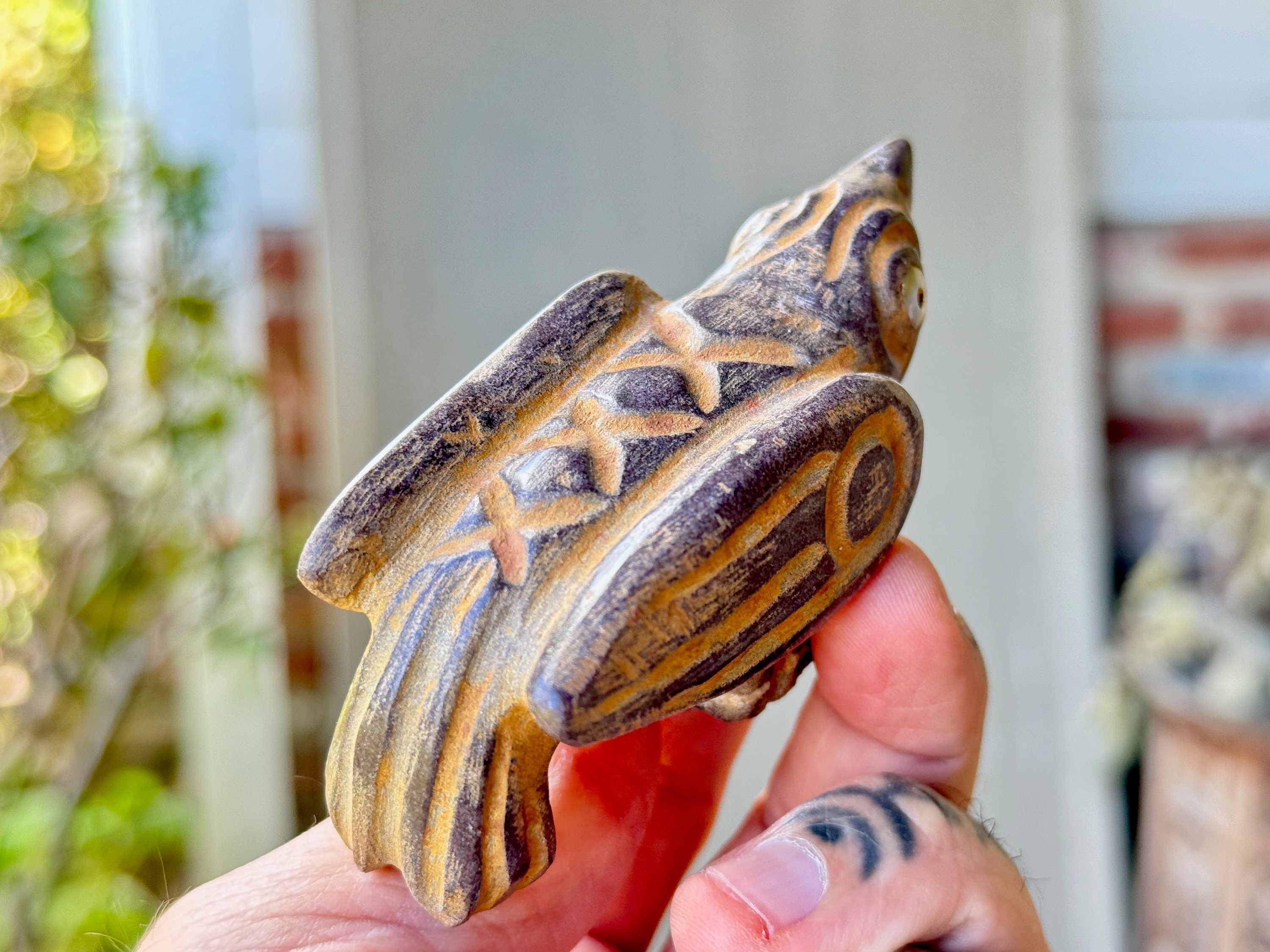 Incan Hummingbird Statue by Peruvian Artist Ruben Layme, Andean ...