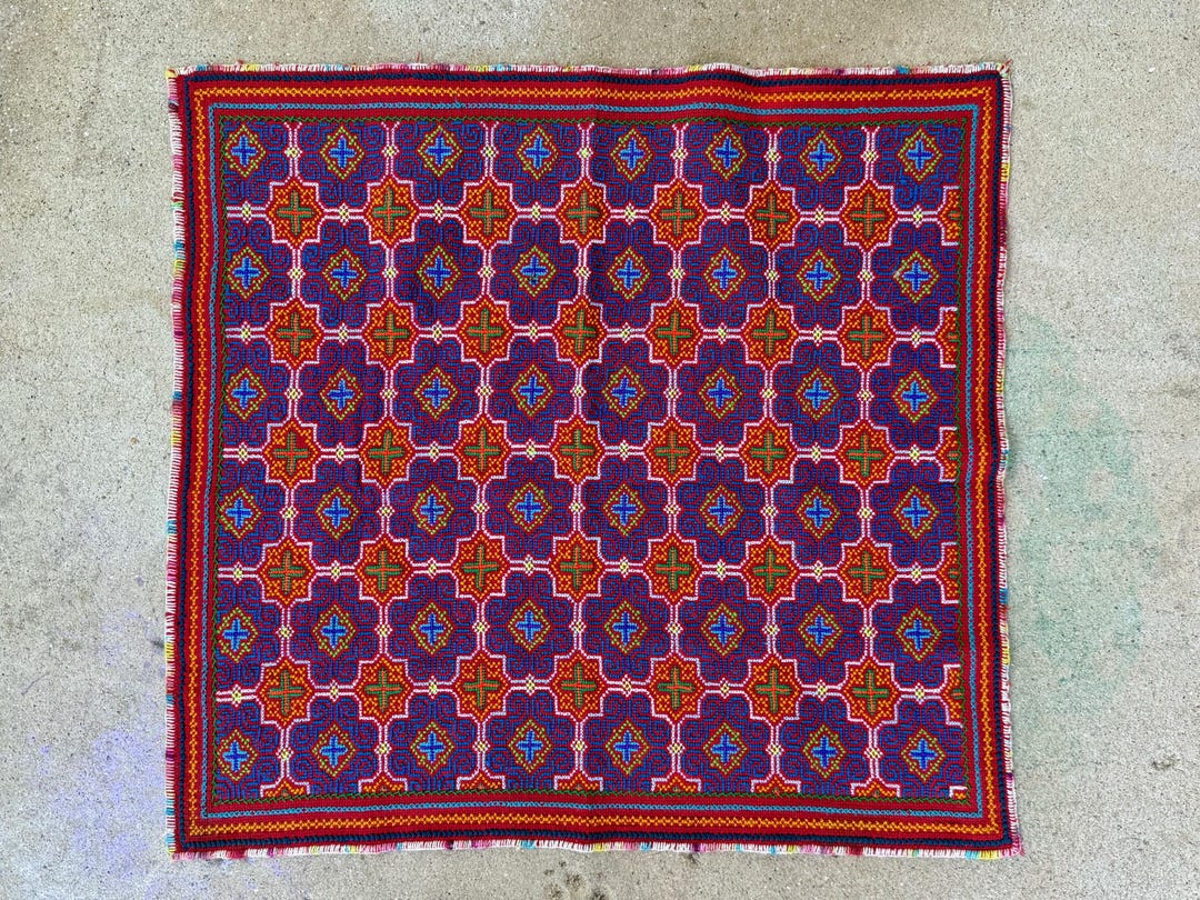 Shipibo Manta Cloth, Traditional Mesa Cloth for Shamanic Ceremony, 24 ...