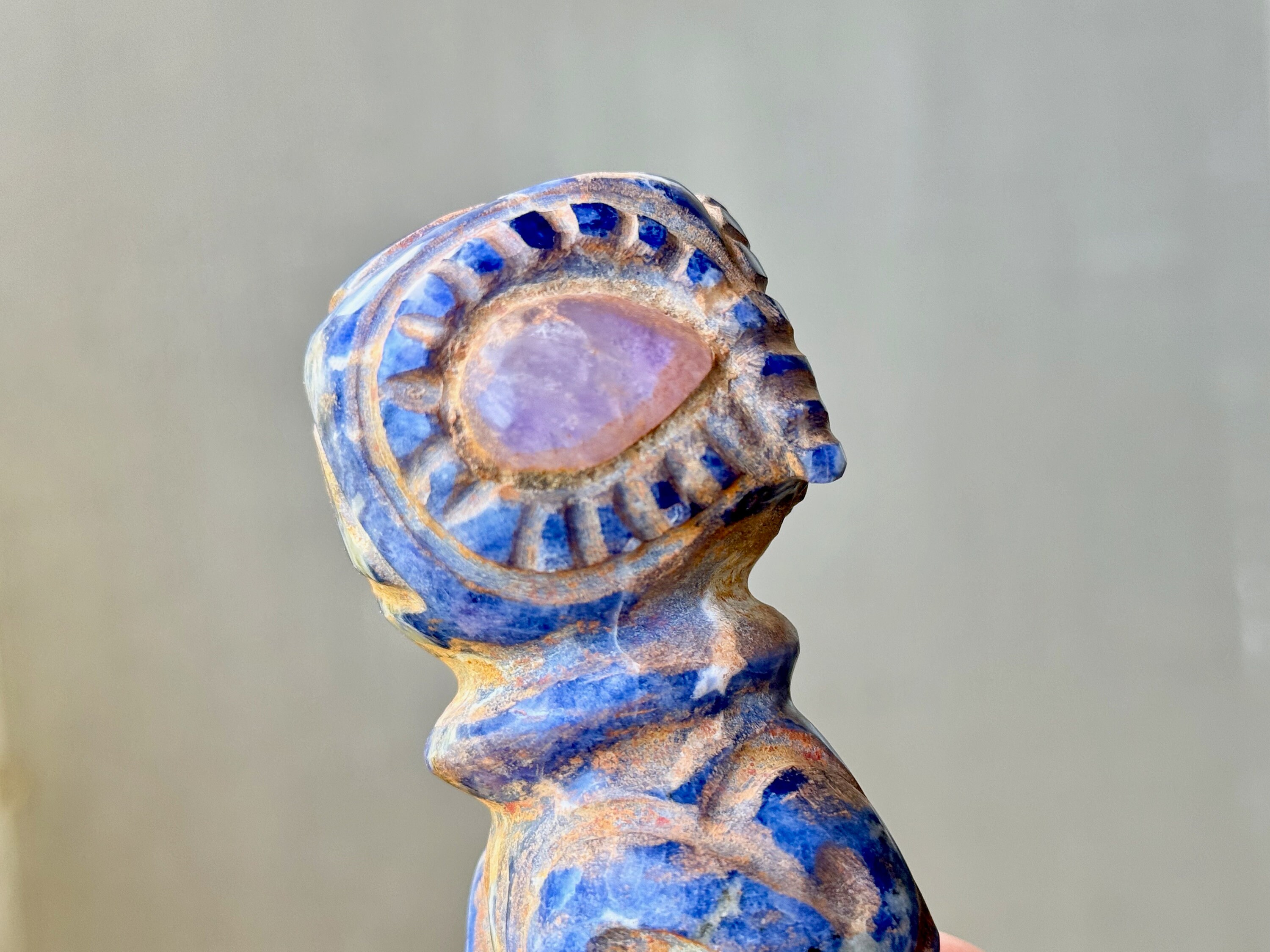 Extraterrestrial Owl Totem by Peruvian Artist Ruben Layme, Andean Owl ...