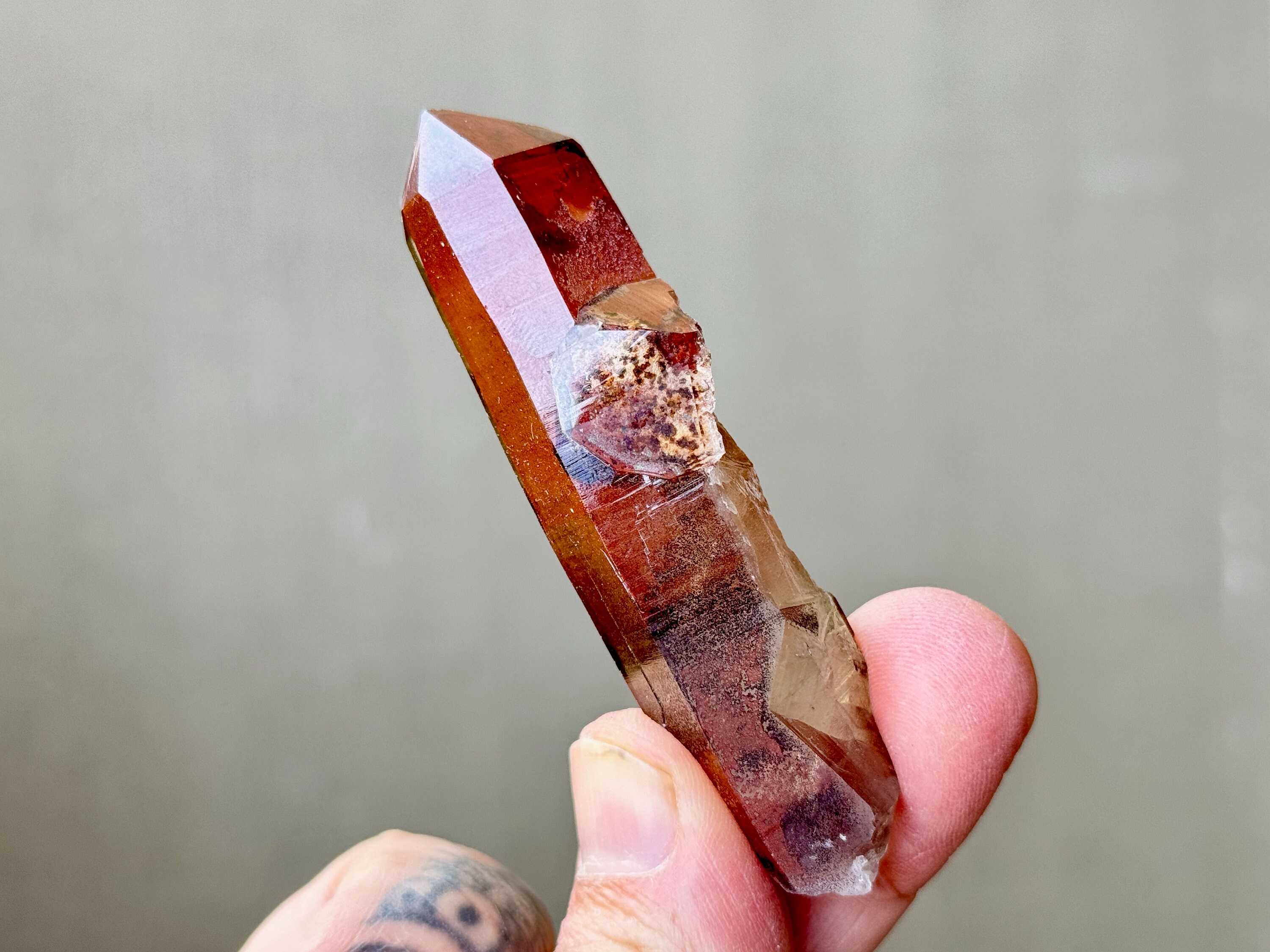 Red Hematite Quartz with Brilliant Red Hue, New Find, Grounding and ...
