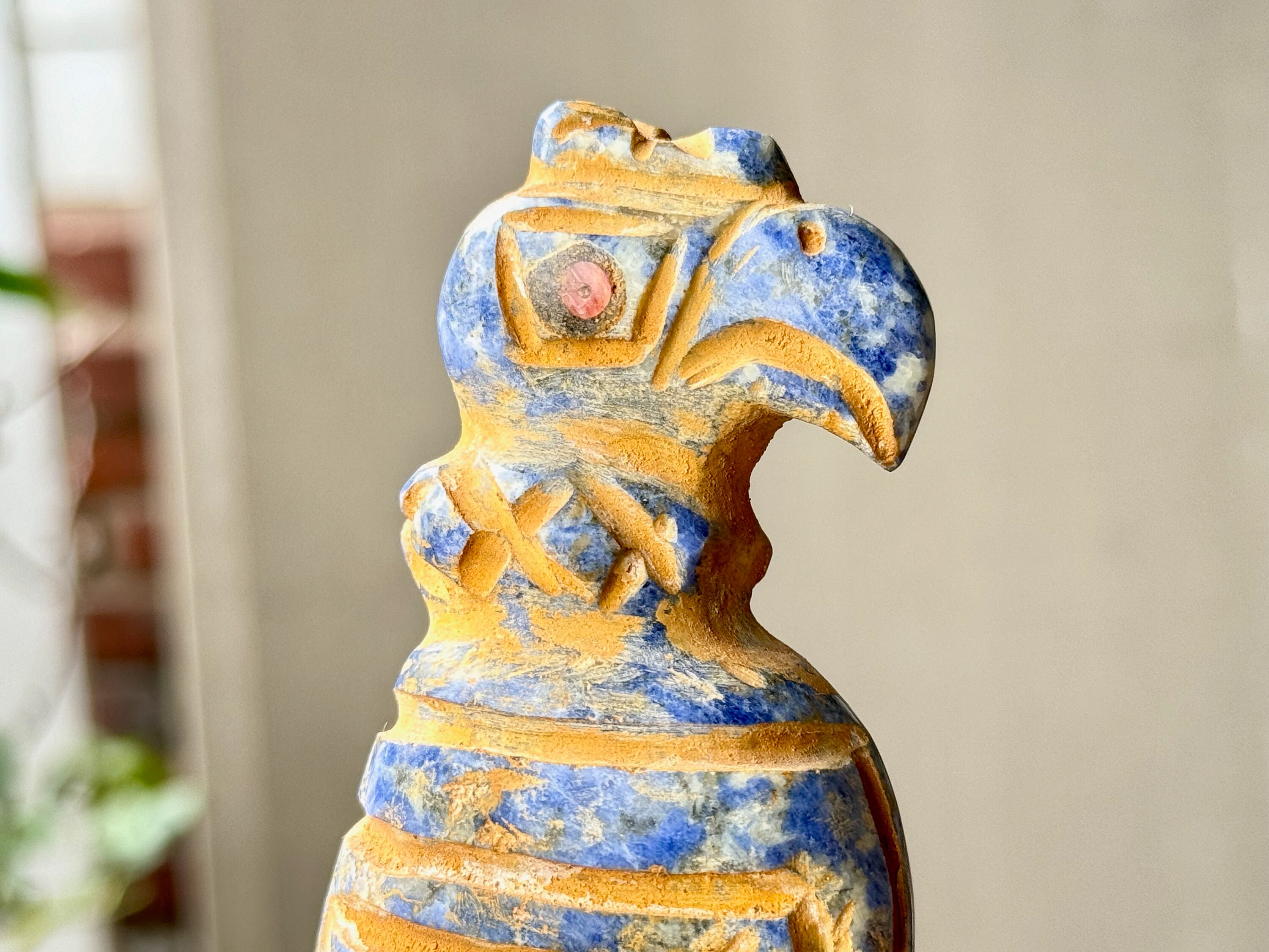 Incan Condor Statue by Peruvian Artist Ruben Layme, Hand Carved Andean ...