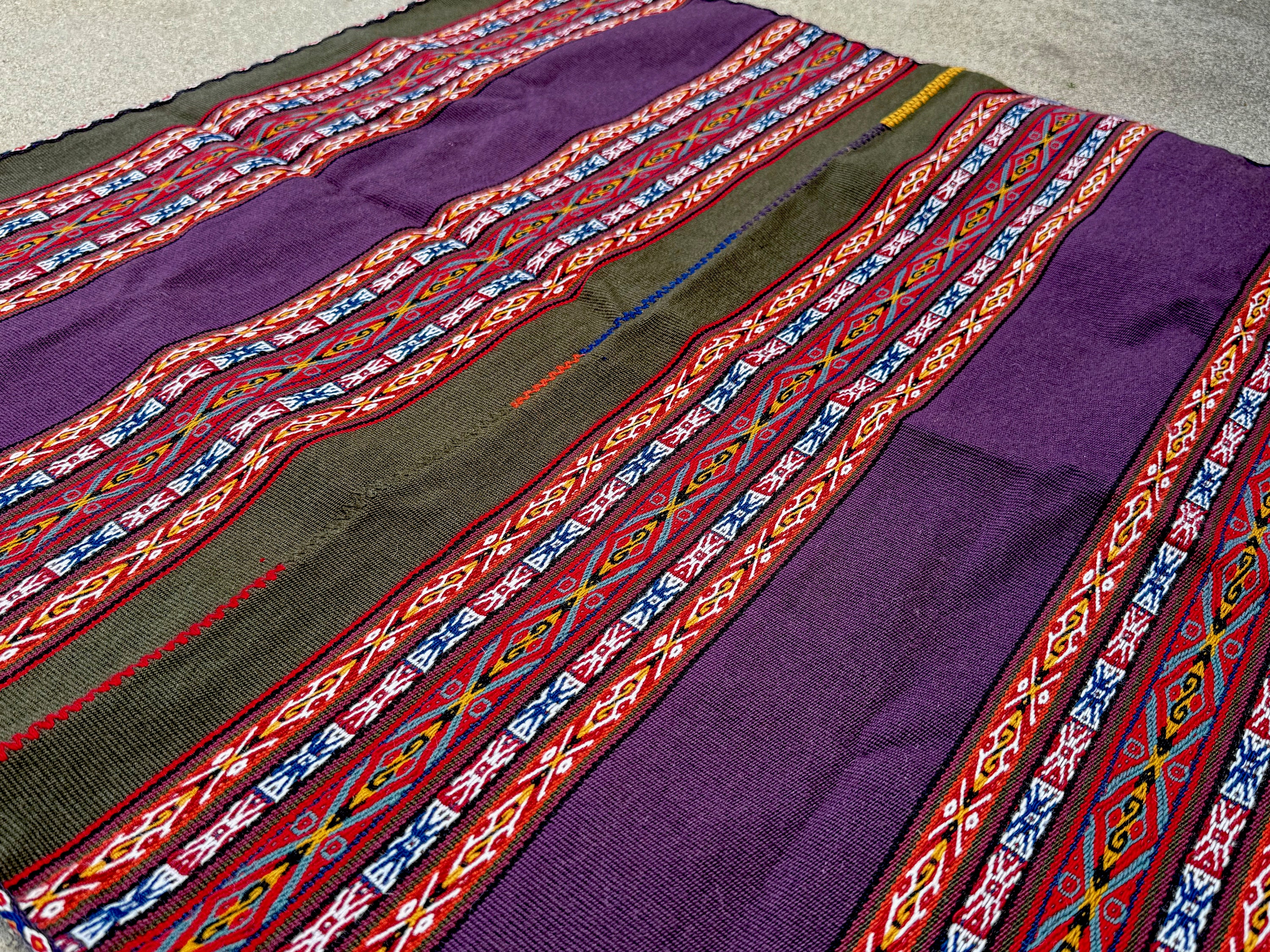 Peruvian Manta Cloth from Chinchero, Peru, 30 x 31 (Large Size), Andean ...
