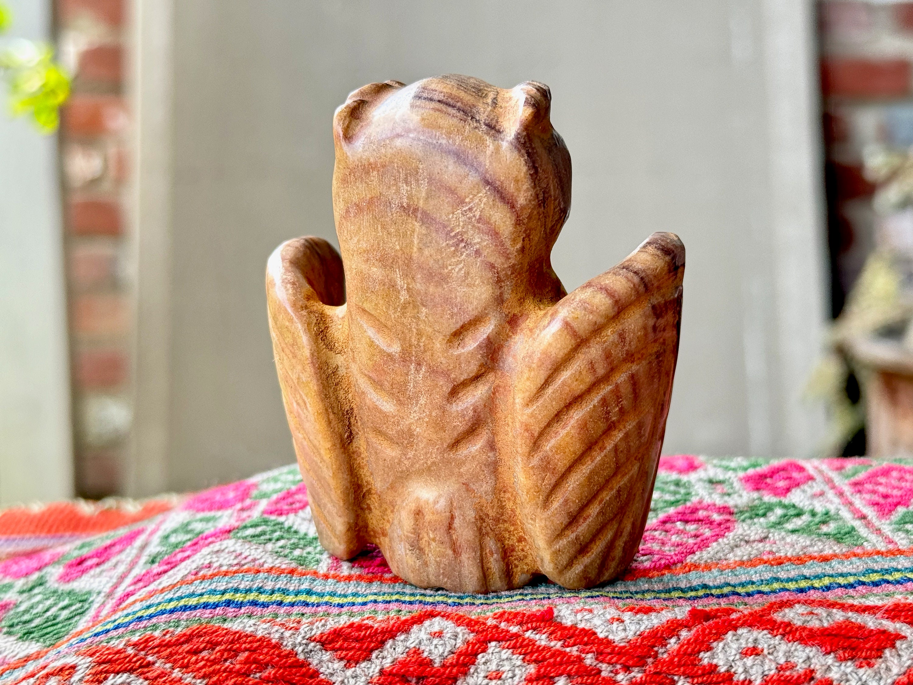 Incan Owl Totem by Peruvian Artist Ruben Layme, Andean Owl Statue ...