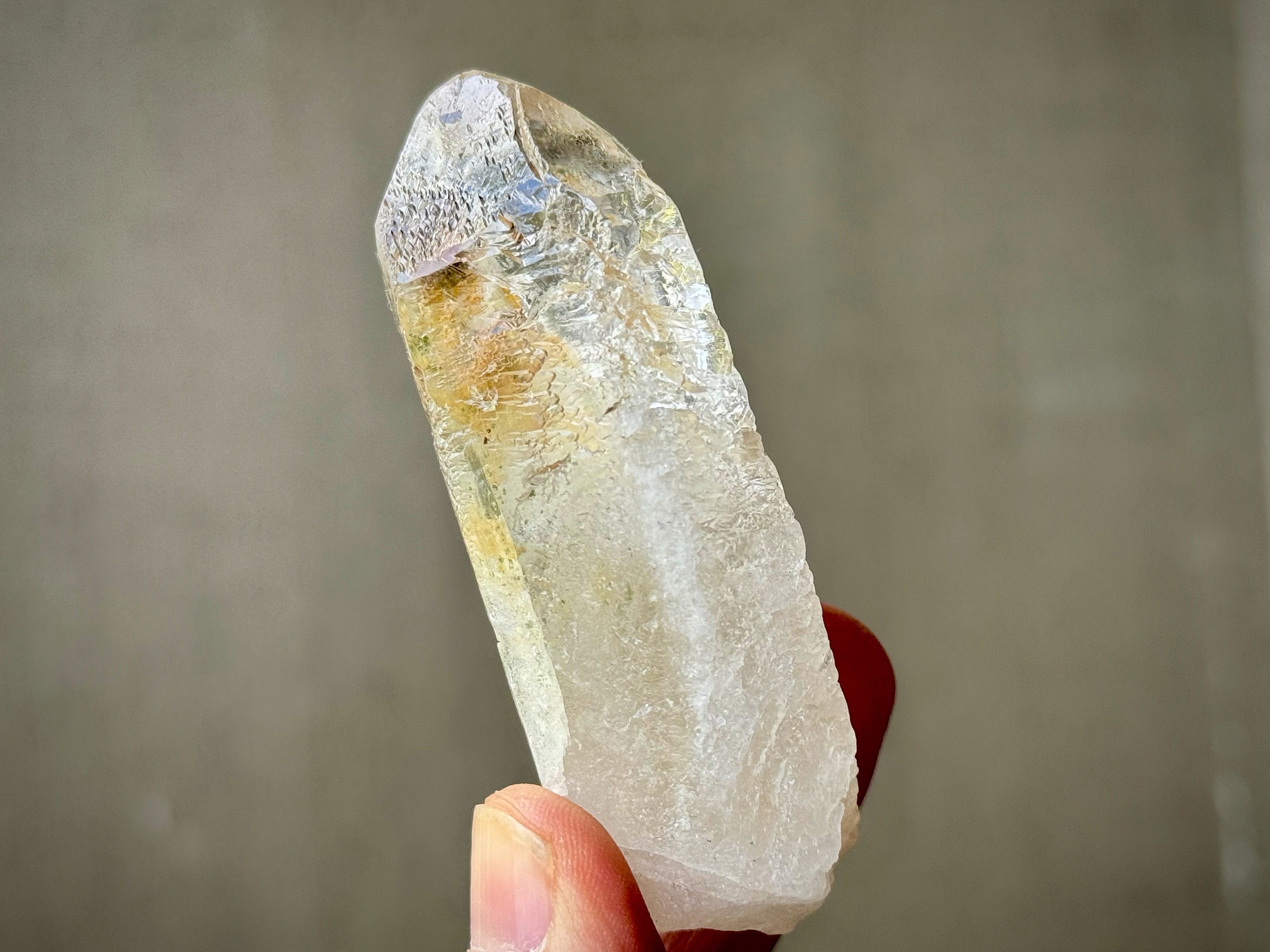 Dissolution Ice Quartz with Multiple Trigons, Rare Find, Spiritual ...