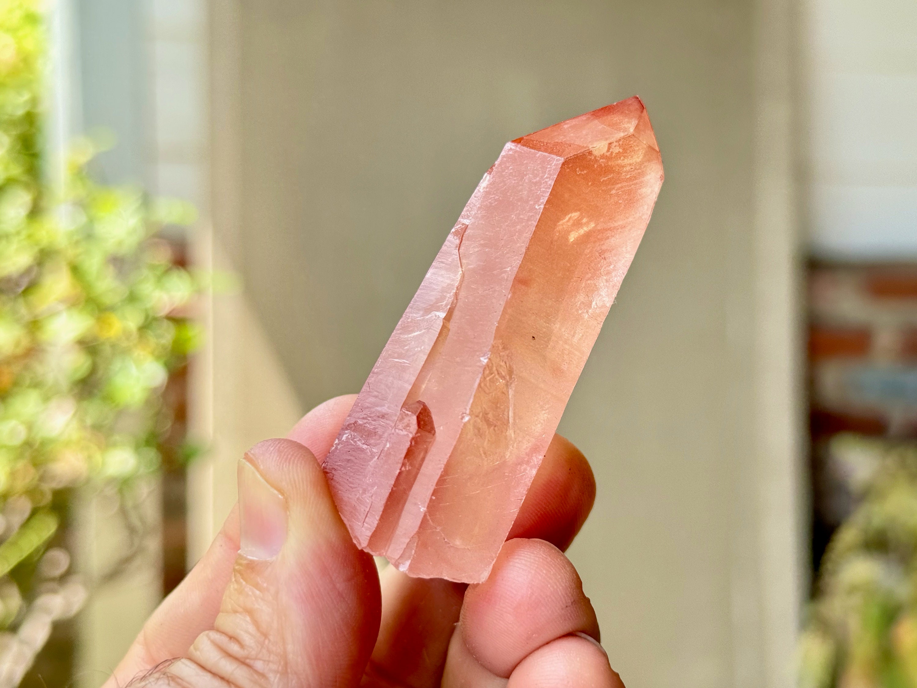 Pink Scarlet Temple Lemurian Quartz with Vibrant Pink Color, New Find ...