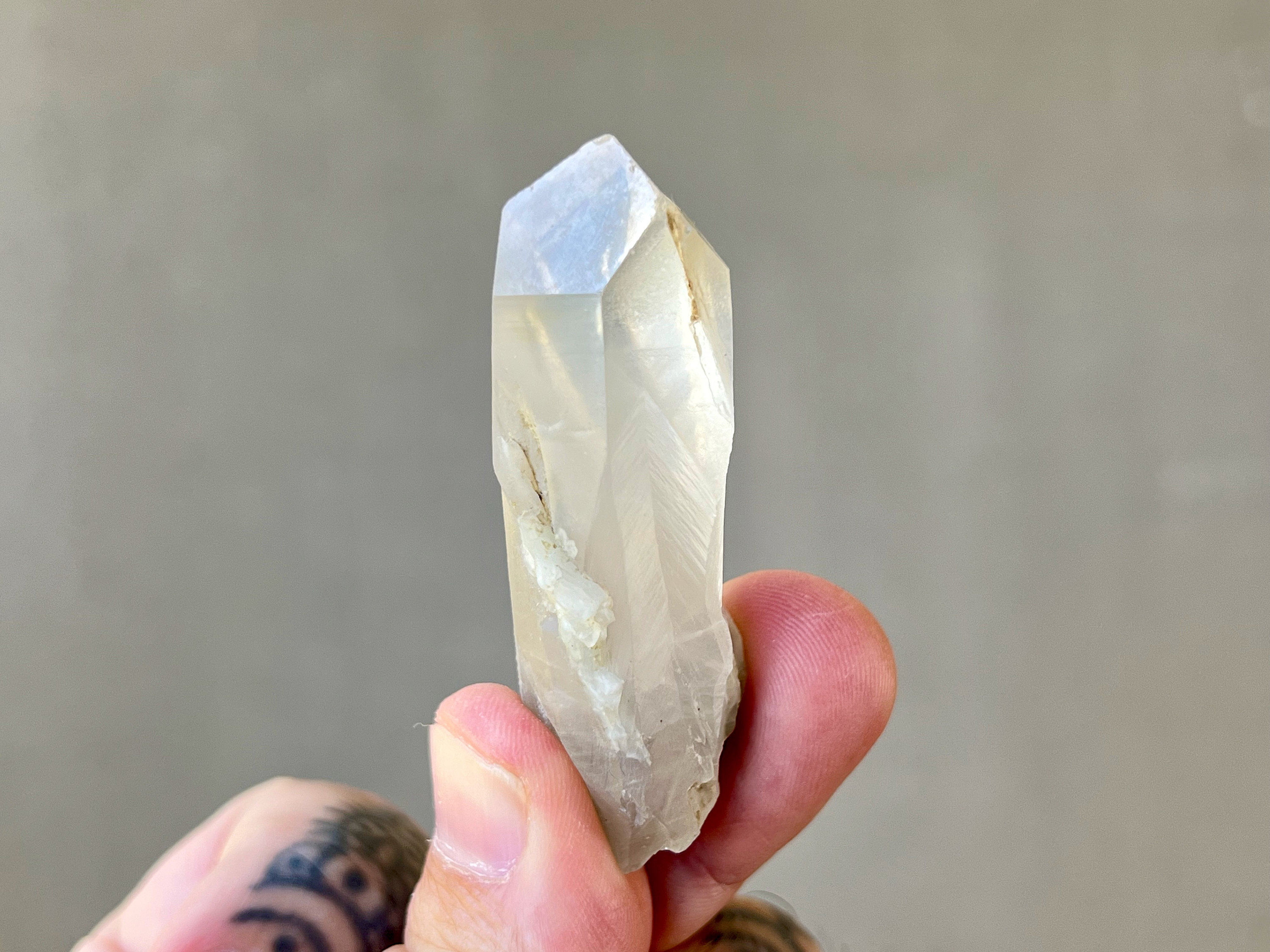 Angel Phantom Quartz with Ghostly White Amphibole Mist, New Find ...