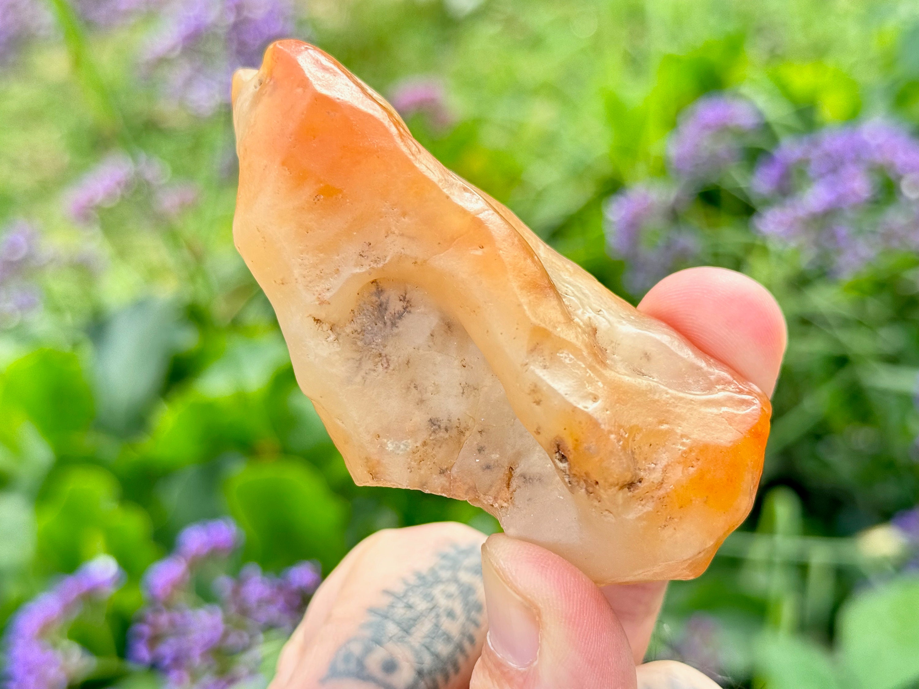 Yellow Jade, Rare Find, Natural Raw Yellow Jade with Vibrant Orange ...