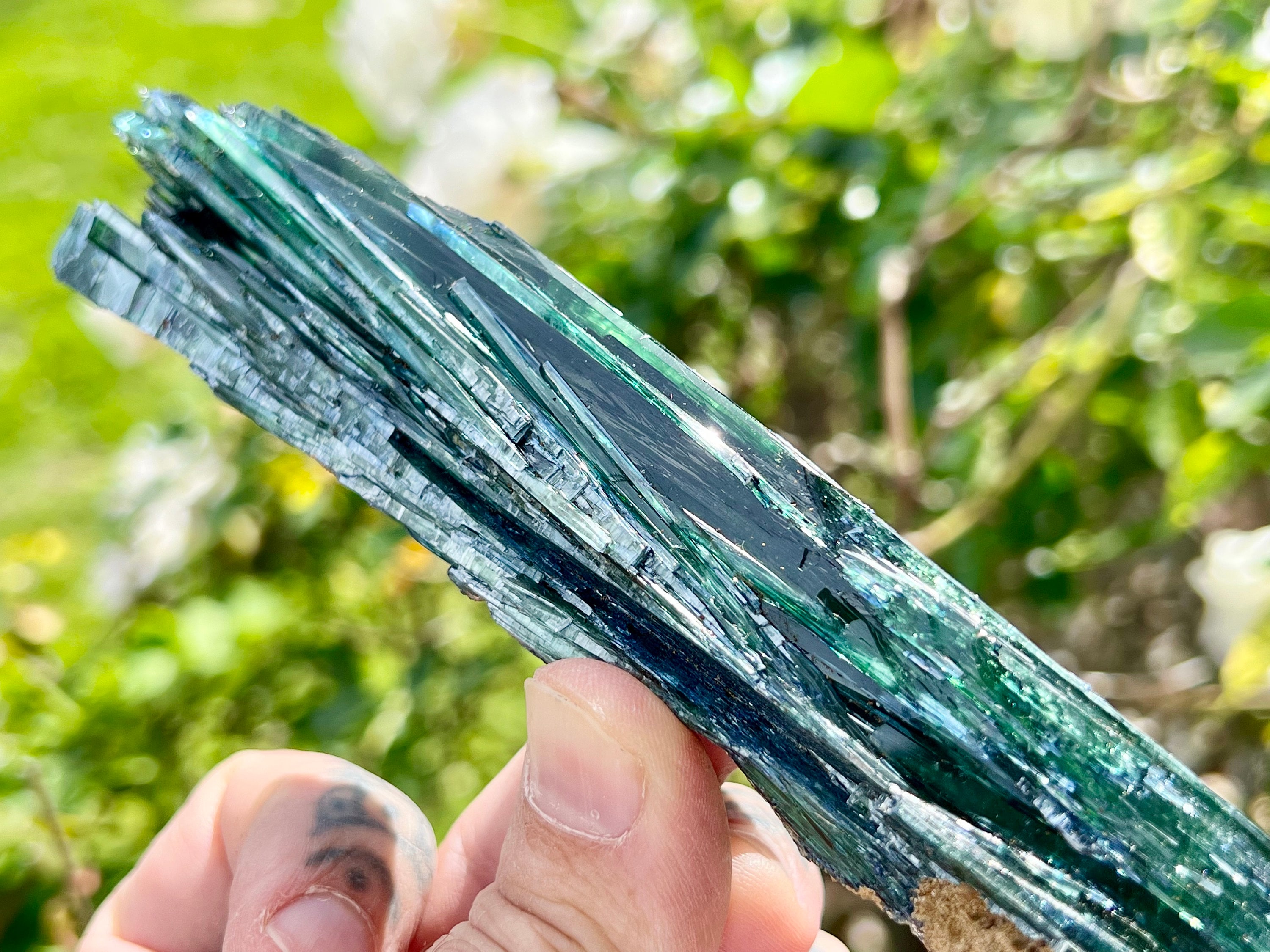 Brazilian Vivianite Crystal, 109g, 6.5, New Find, Beautiful Deep Blue ...