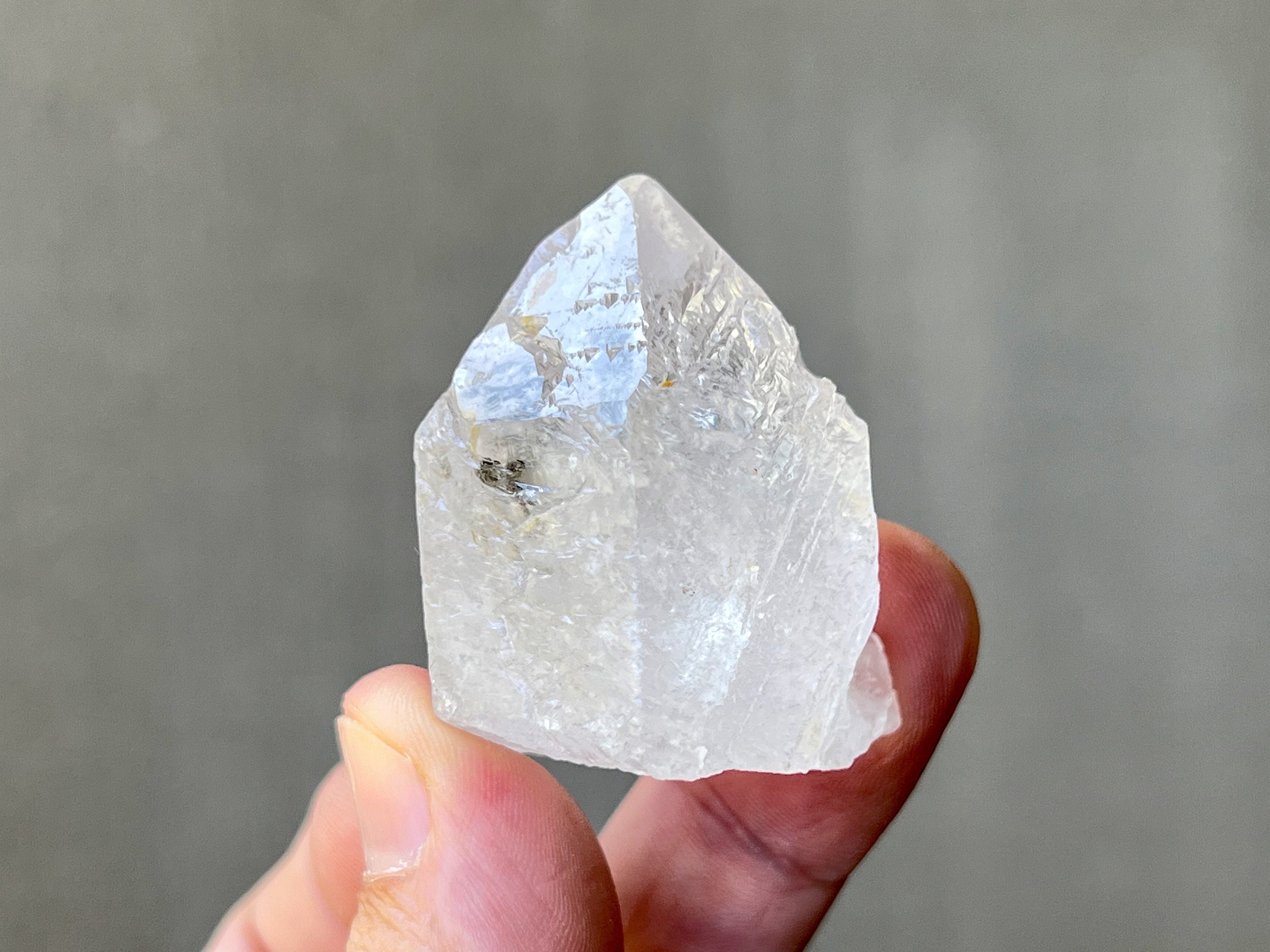 Dissolution Ice Quartz with Small Trigons, Rare Find, Spiritual ...
