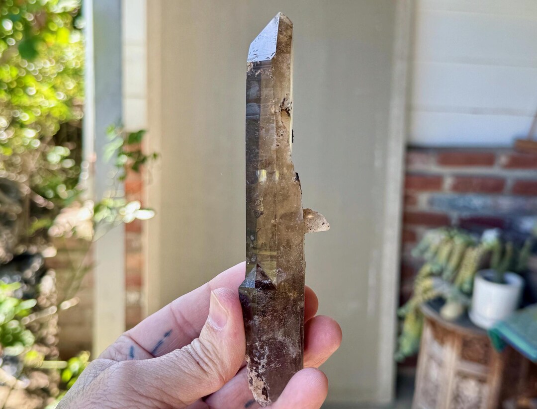 Smoky Laser Quartz With Inner Child Crystal, 207g, Energetic Clearing ...