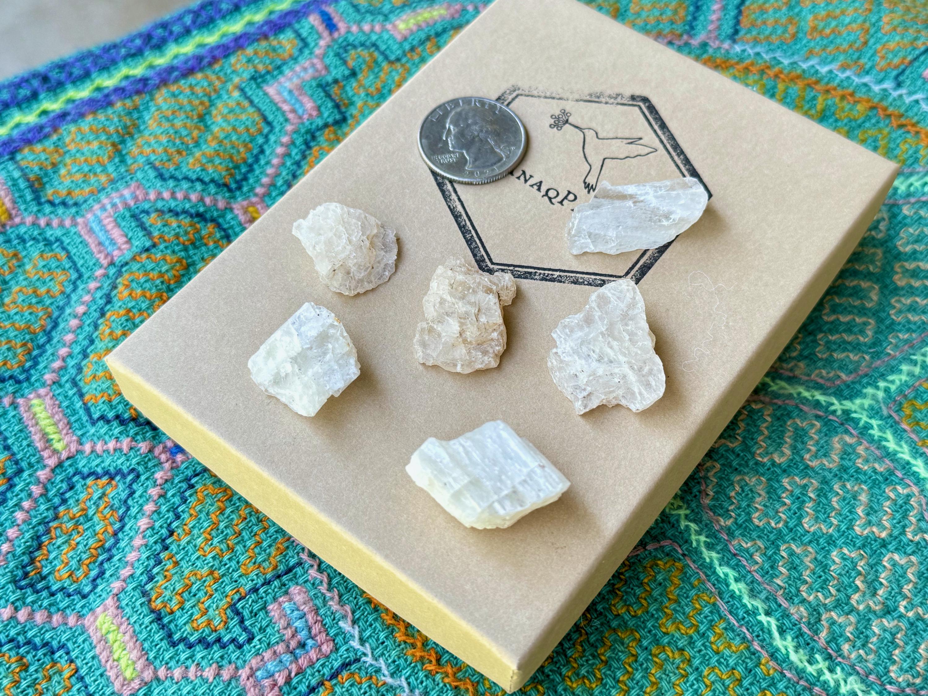 Petalite Crystal Lot, 6 Pieces, Old Find, Crystals for Crown Chakra ...