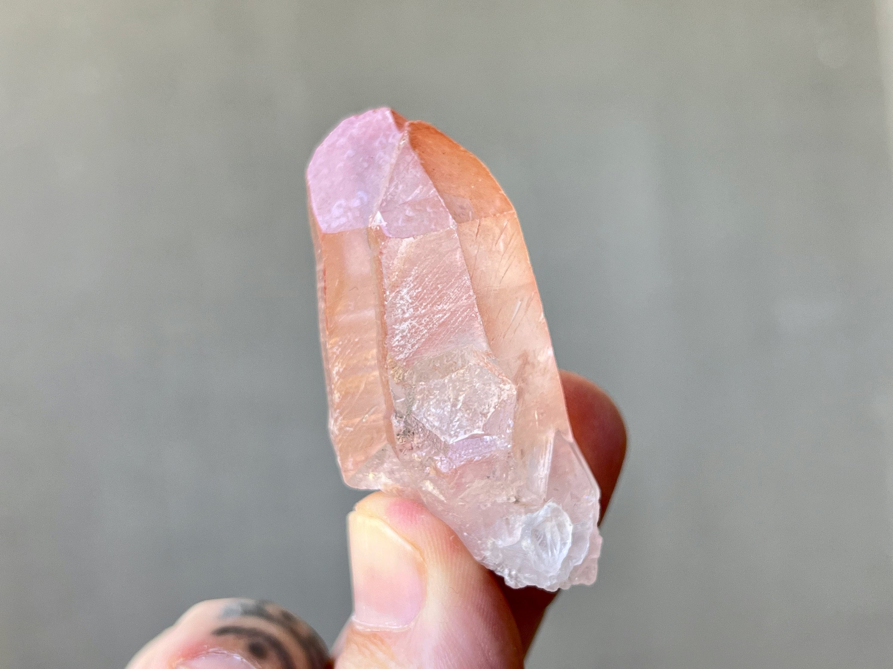 Pink Temple Lemurian Quartz, Tantric Twin Formation, Scarlet Temple ...