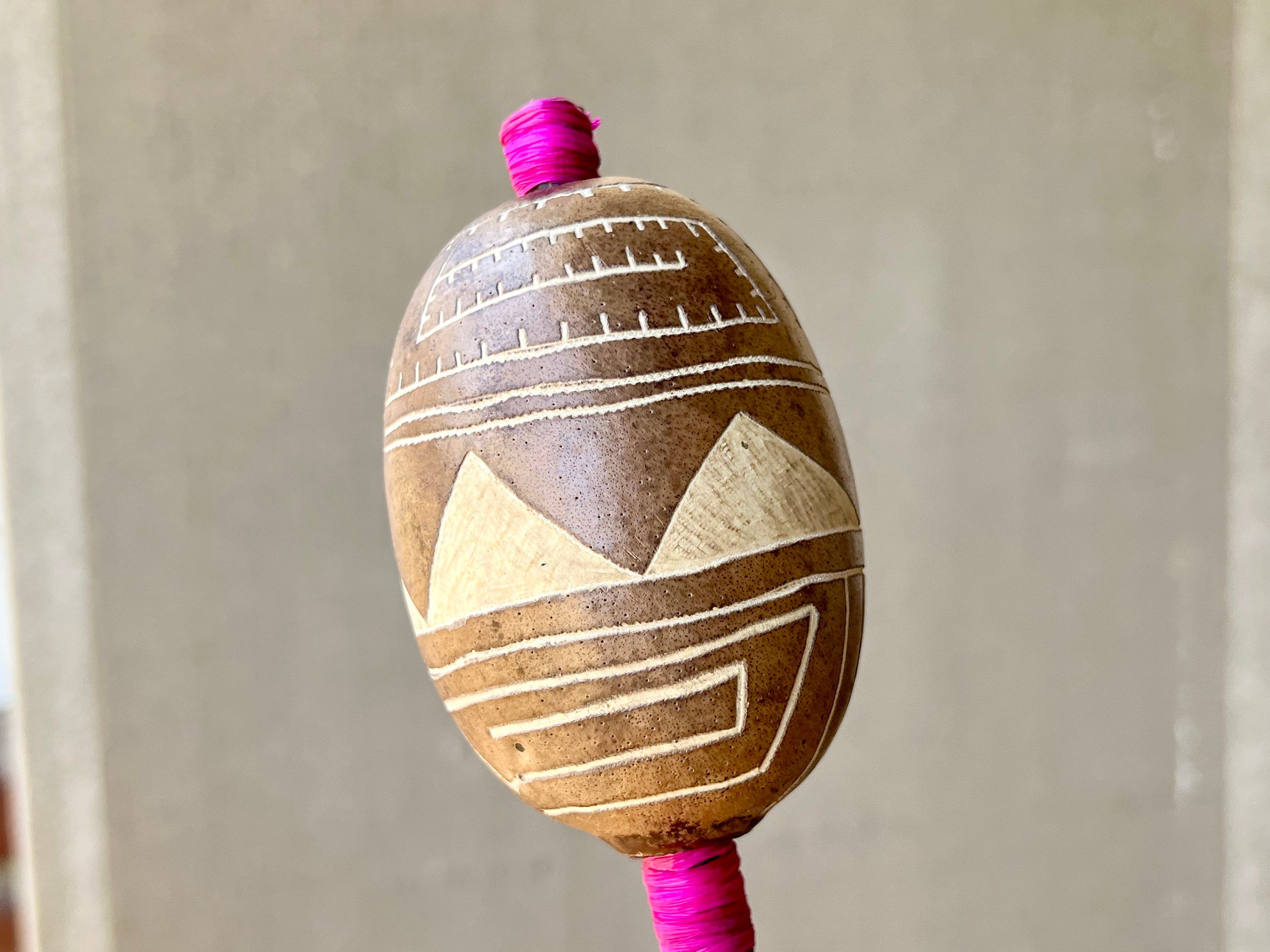 Shaman Rattle, Traditional Shipibo Rattle for Shamanic Plant Medicine ...