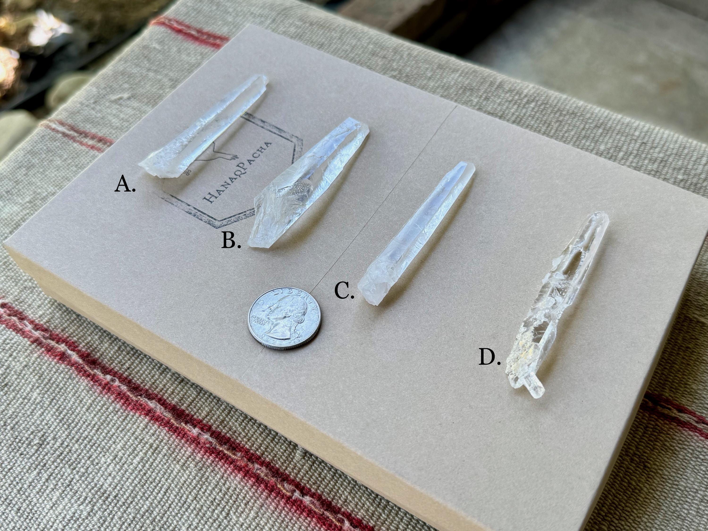 Laser Quartz from Diamantina, Choose ONE of Four Water Clear Quartz ...