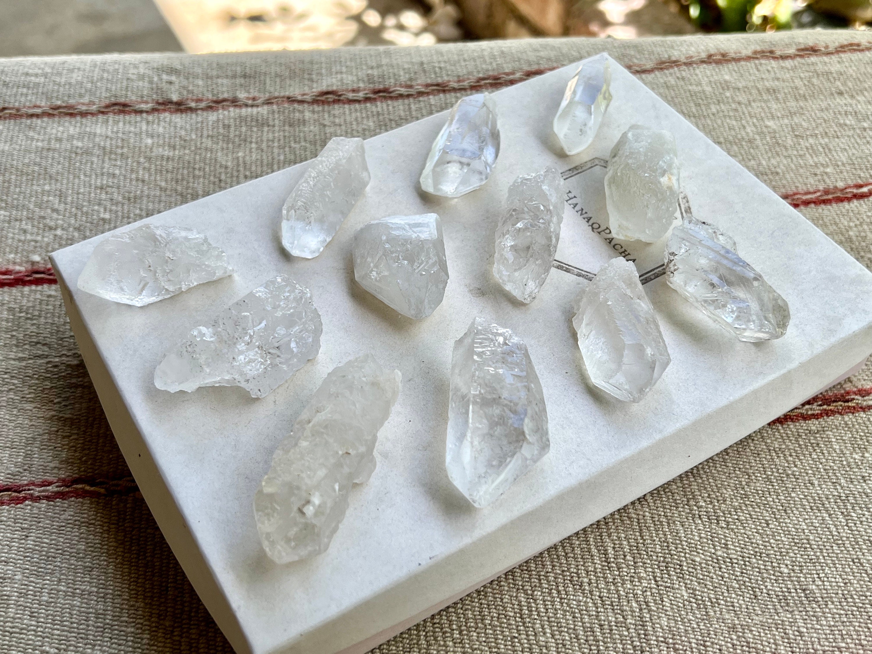 Dissolution Quartz Crystal Lot, 12 Pieces, Hydrothermally Etched Quartz ...