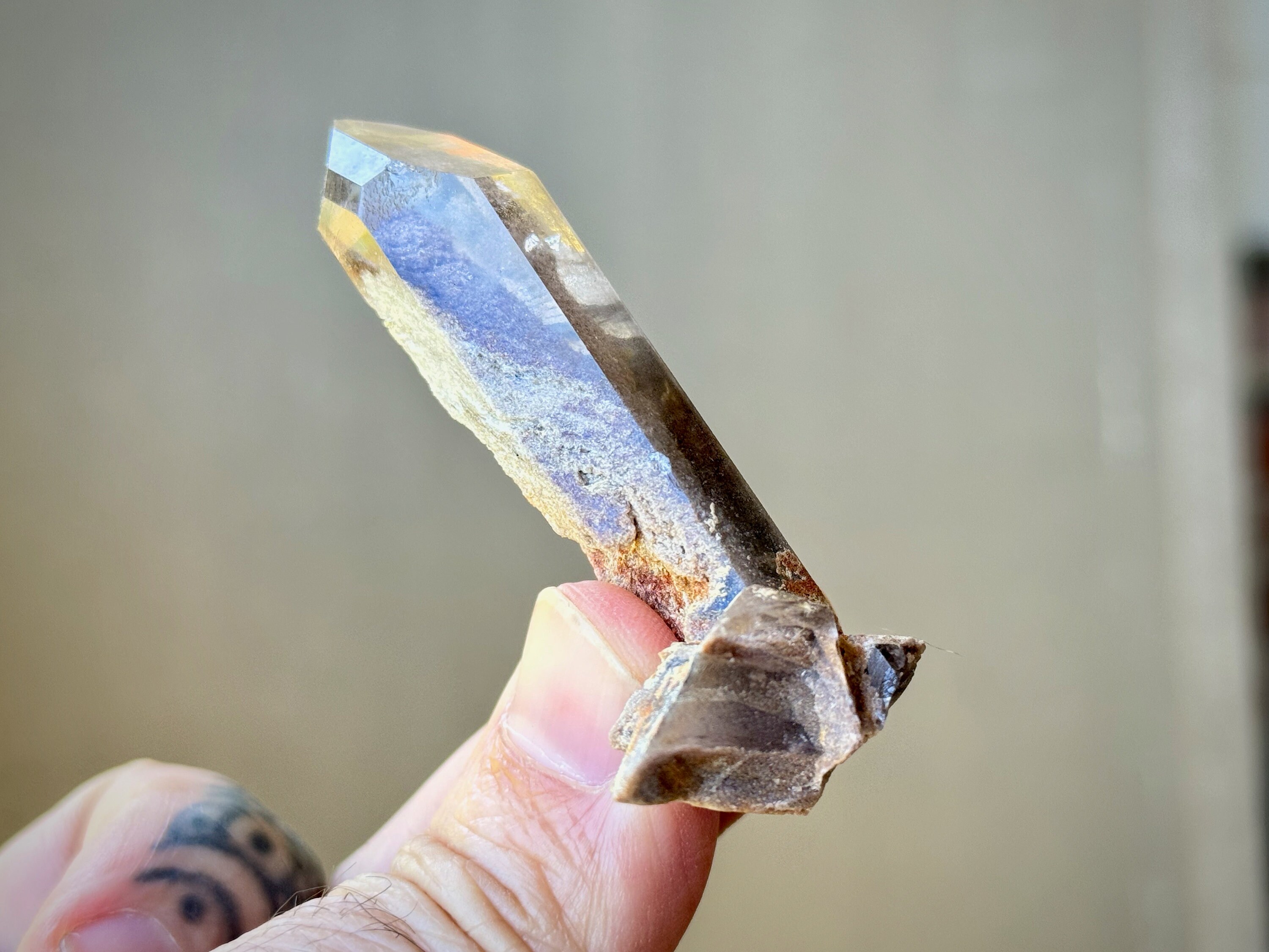 Lodolite Quartz with Pink Inclusions, Channeling Crystal (Mystical ...