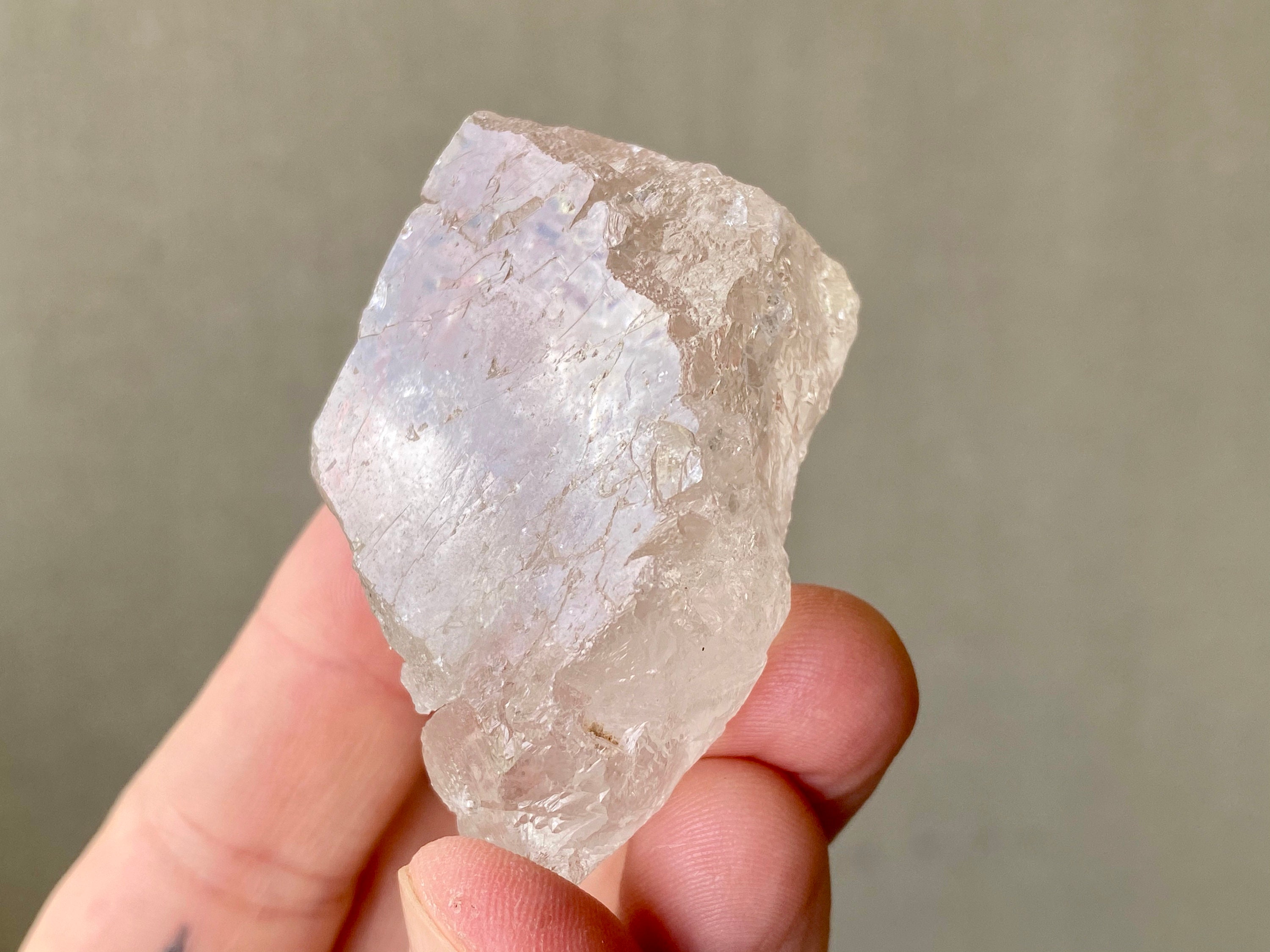 Ice Quartz Crystal, New Find, Hydrothermally Etched, Purification ...