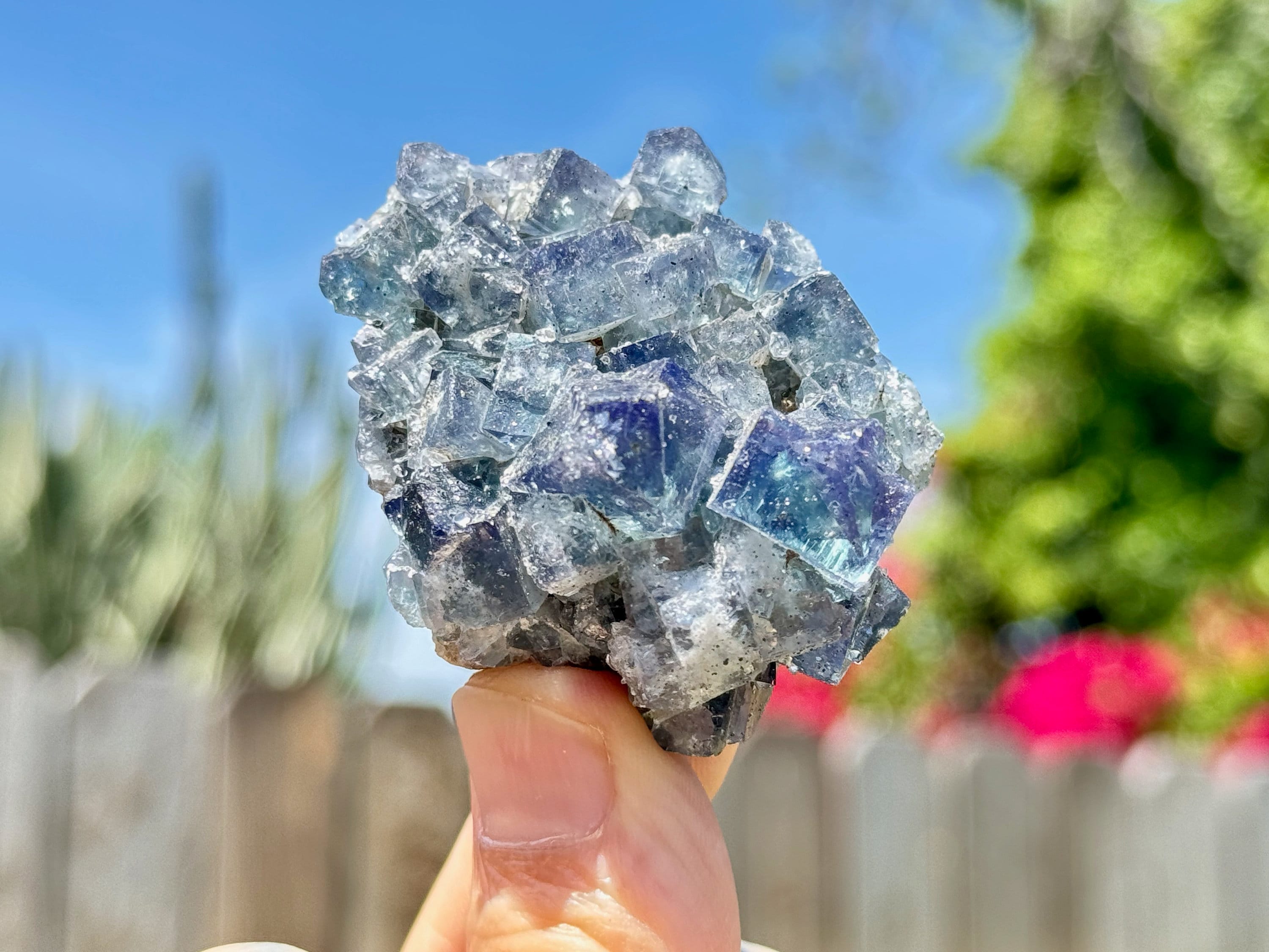 UV Reactive “Color Change” Fluorite from Nigeria, 73g, New Find ...