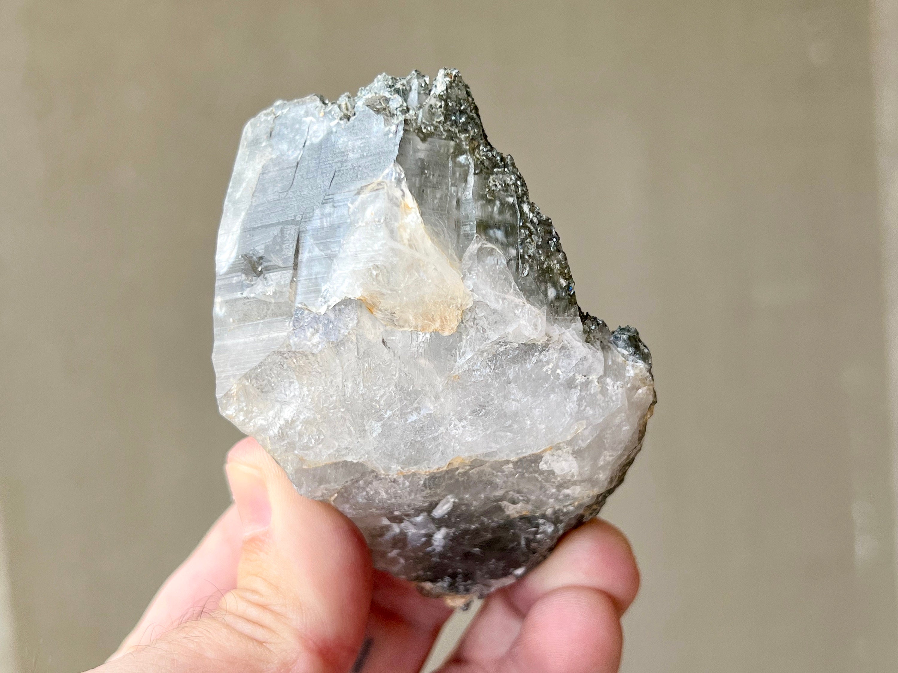 Himalayan Quartz Crystal, Rare Find, Nepal Quartz with Green Chlorite ...