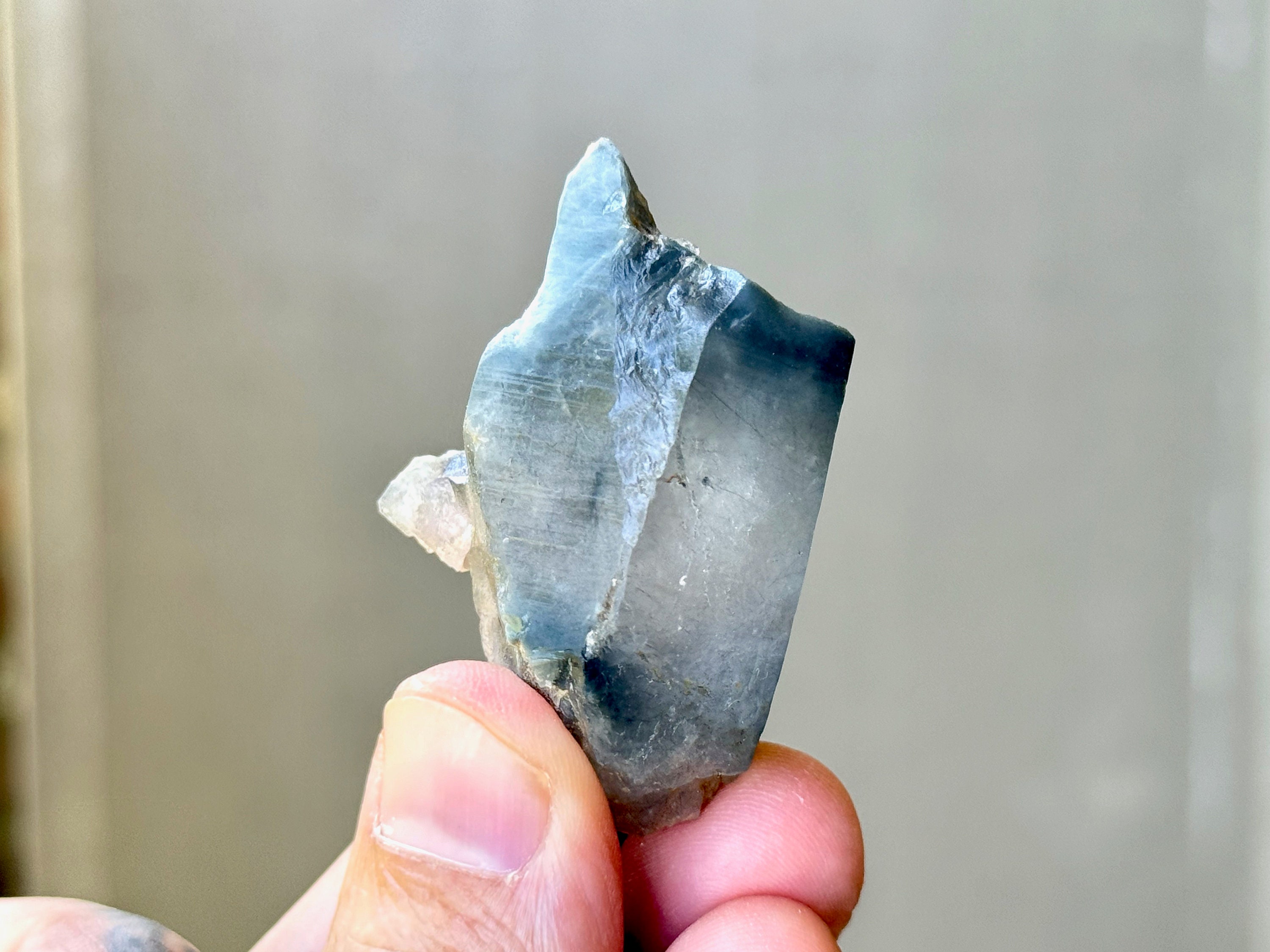 Blue Tara Nightshade Quartz with Vibrant Blue Riebeckite Inclusions ...