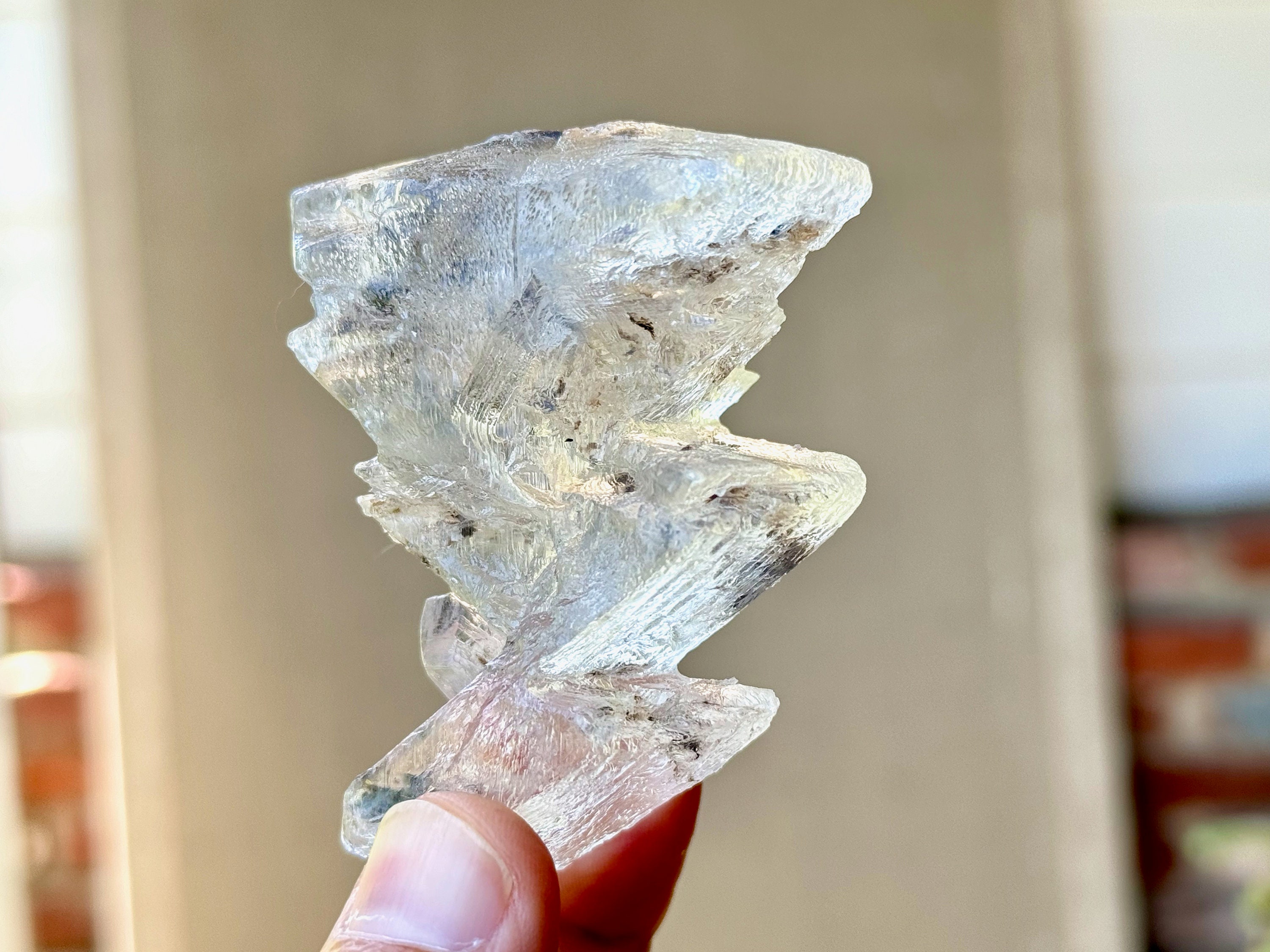 Angel Wing Selenite Crystal, New Find, Uniquely Formed Fishtail ...