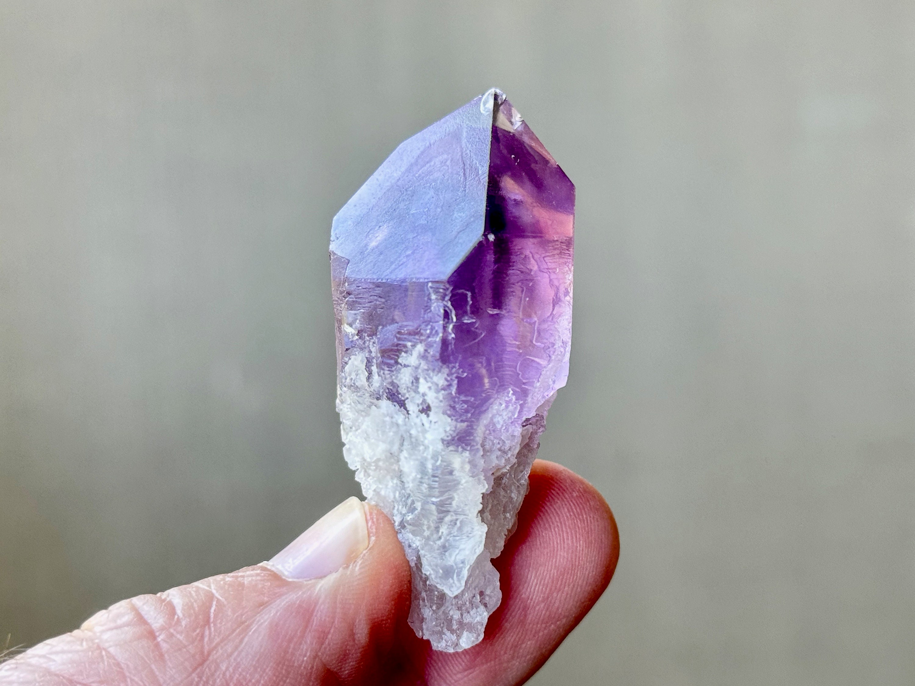 Brazilian Amethyst, New Find, Hydrothermal Etched, Crown Chakra, Third ...