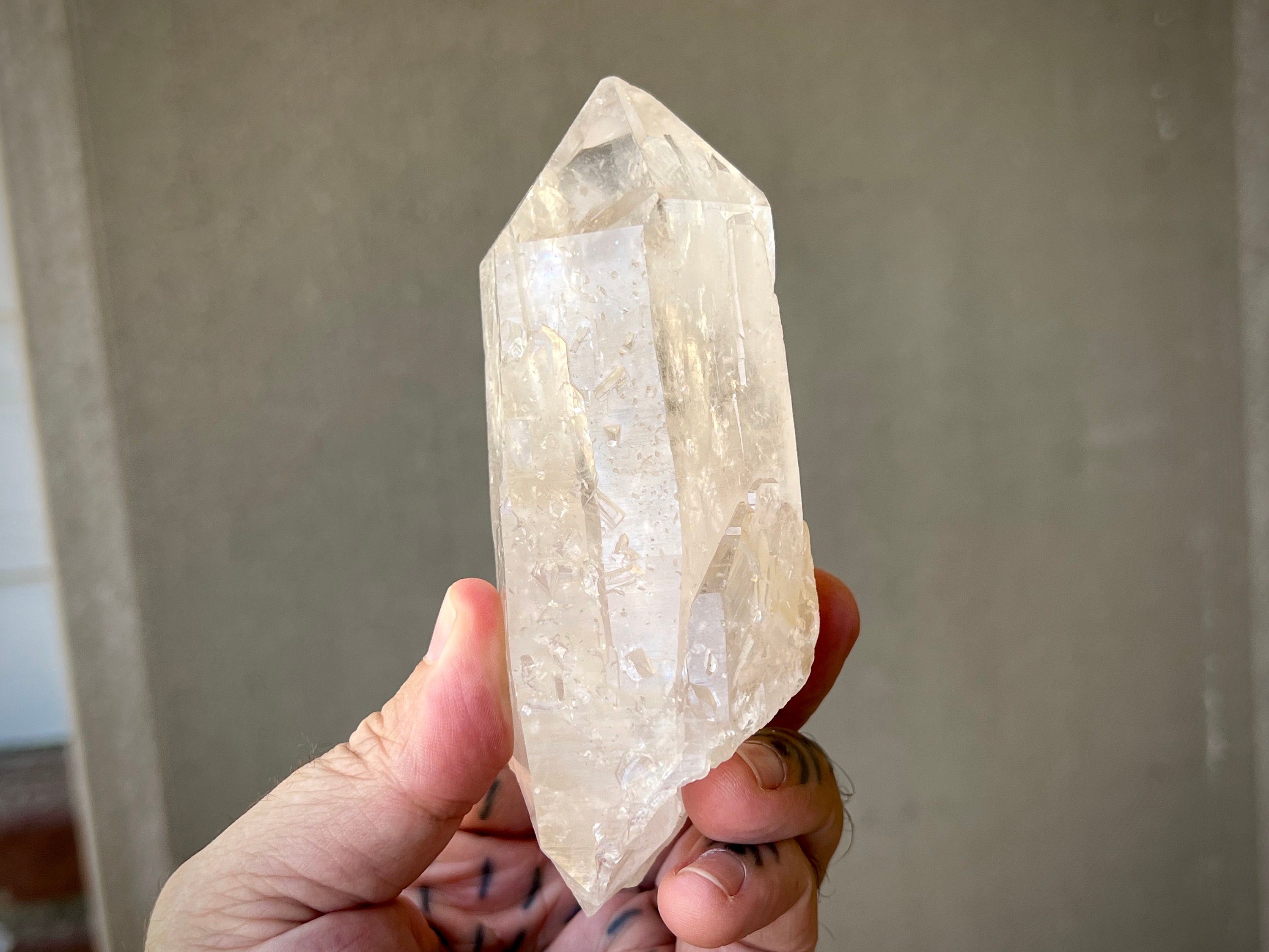 Cathedral Quartz Crystal with Rainbow, Isis Crystal (Divine Feminine ...